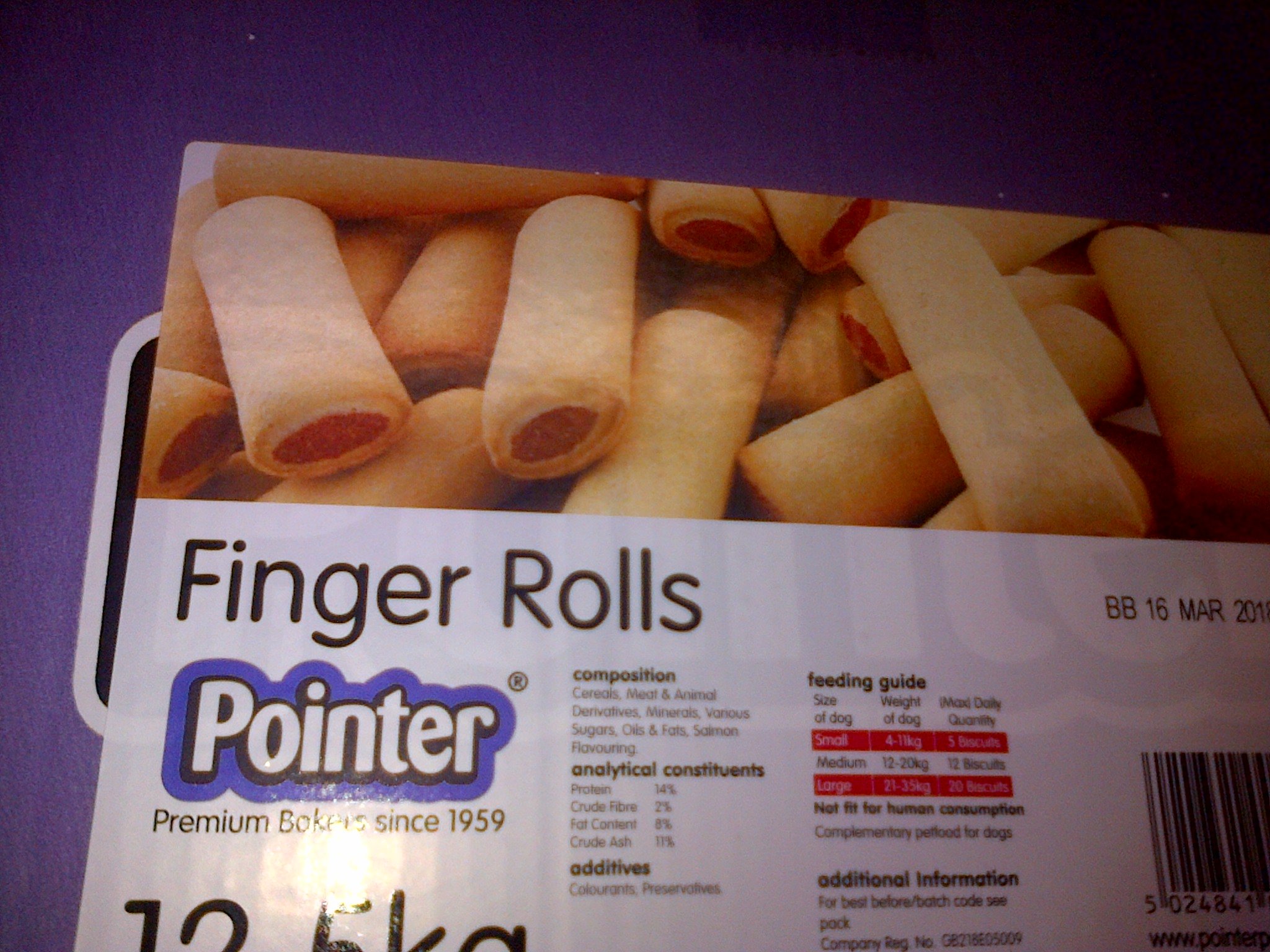 Pointer Finger Rolls 12.5 kg : Amazon.co.uk: Pet Supplies