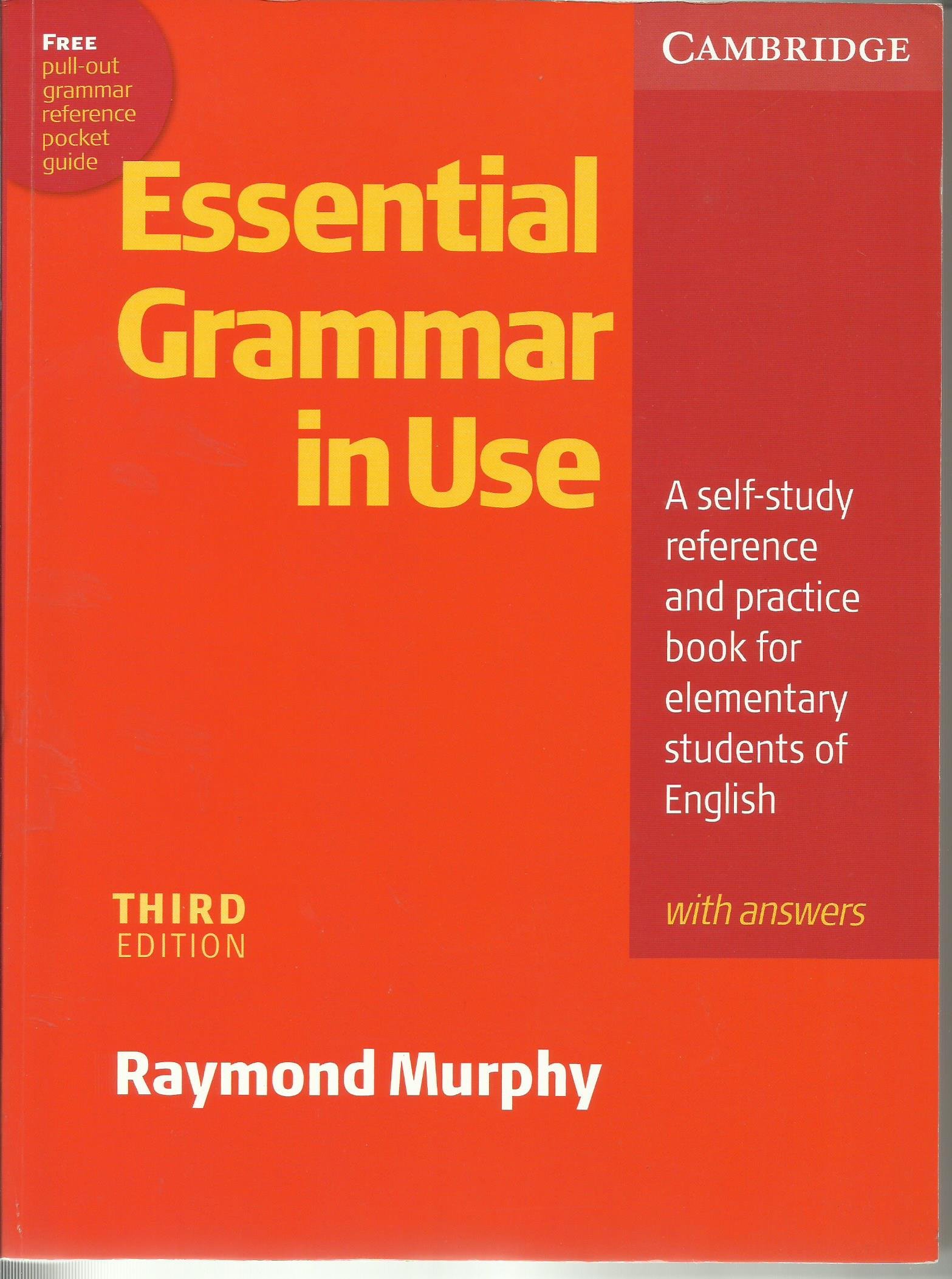 Essential Grammar in Use. English Edition with answers: Raymond Murphy ...
