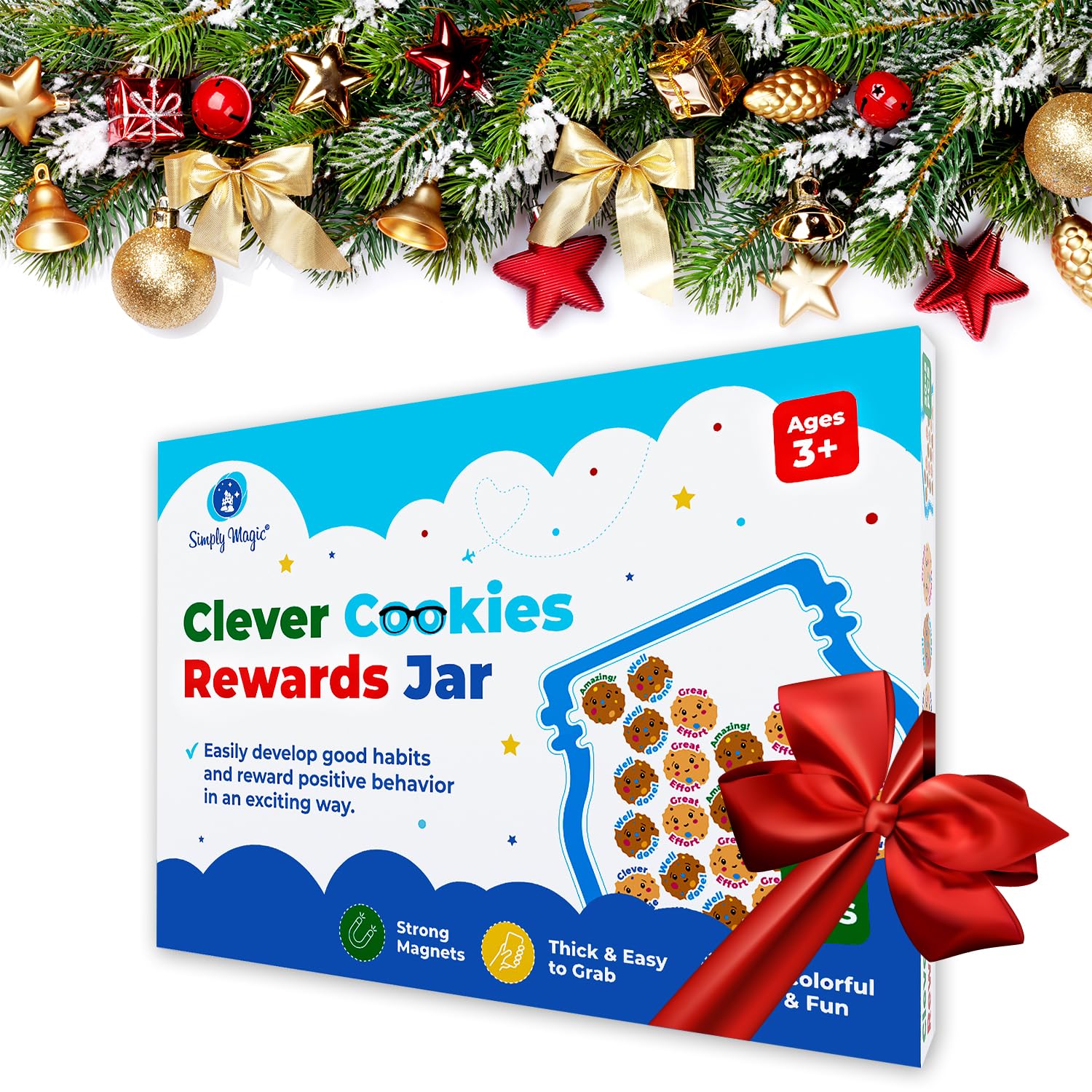 Snapklik.com : Simply Magic 50+5 PCS Magnetic Clever Cookies Rewards ...
