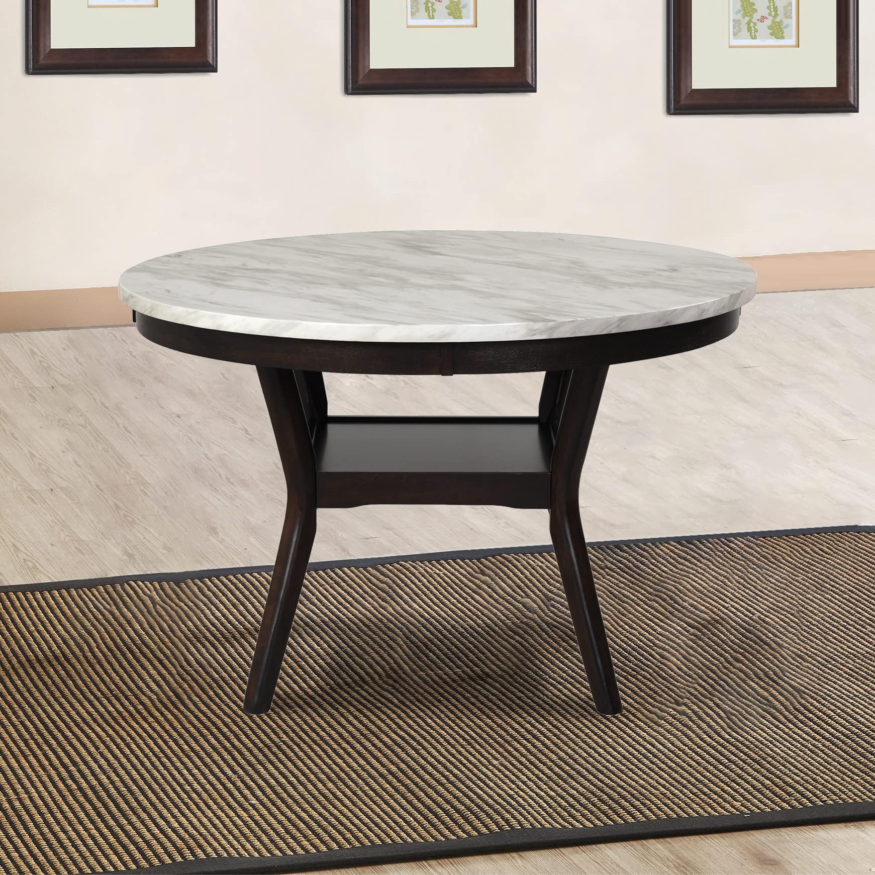 Amazon.com: Tov Furniture Cynthia Travertine Concrete Indoor/Outdoor 54 ...