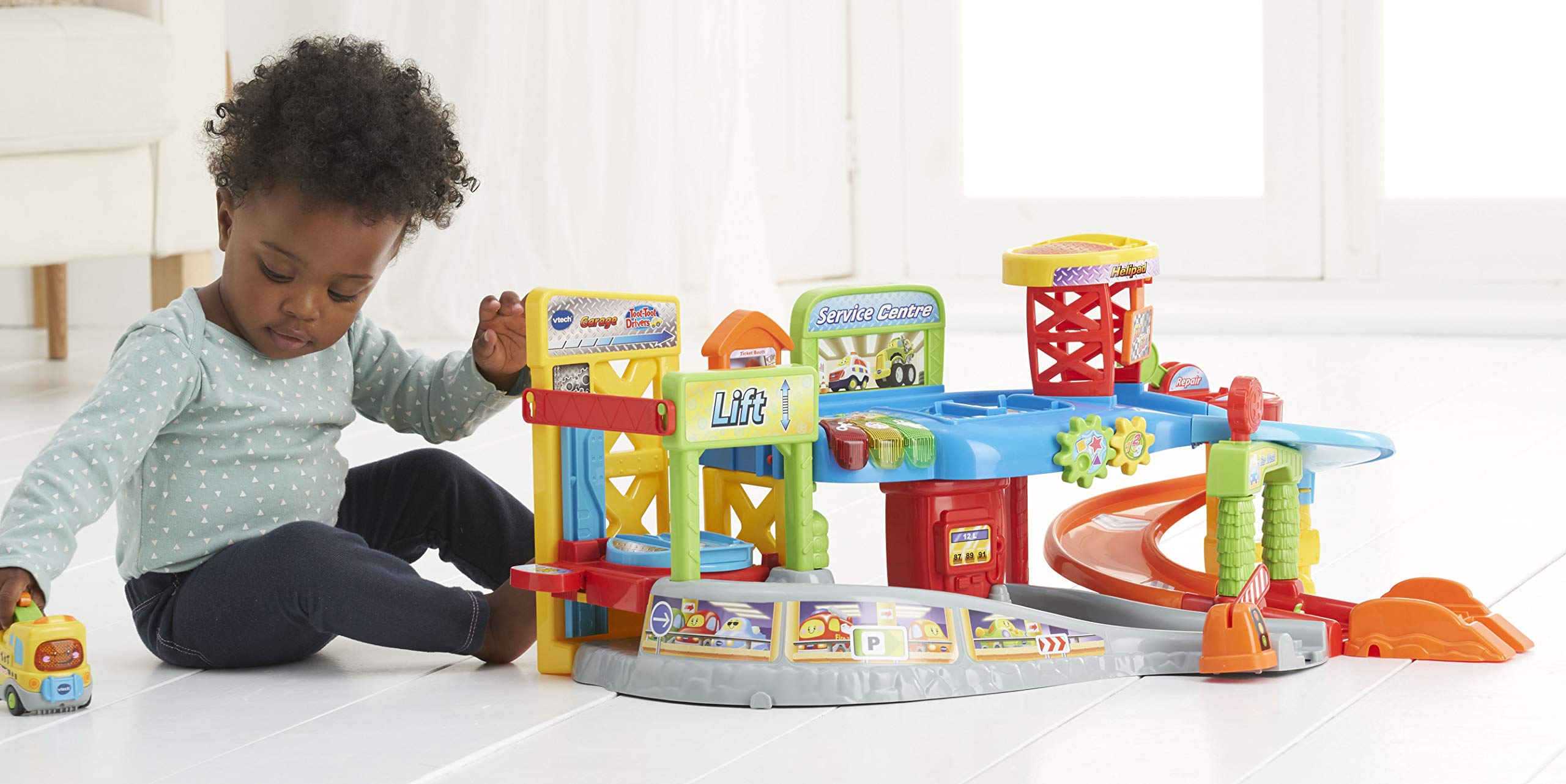 Buy VTech Toot-Toot Drivers Garage, Racing Cars for Boys and Girls, Car ...