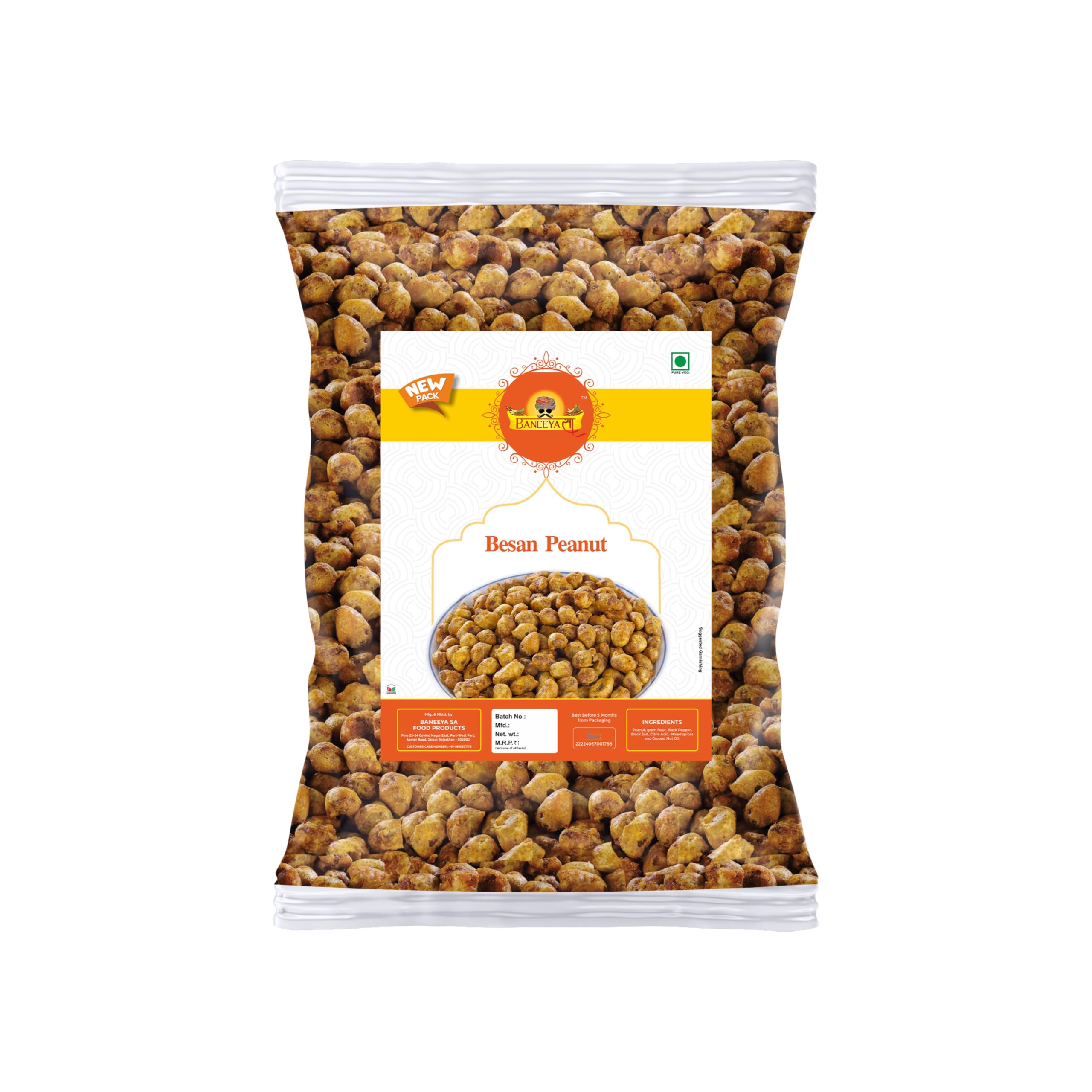 Baneeya Sa Evening Gupshup Besan Peanuts Crispy Snacks | Local farsan ...