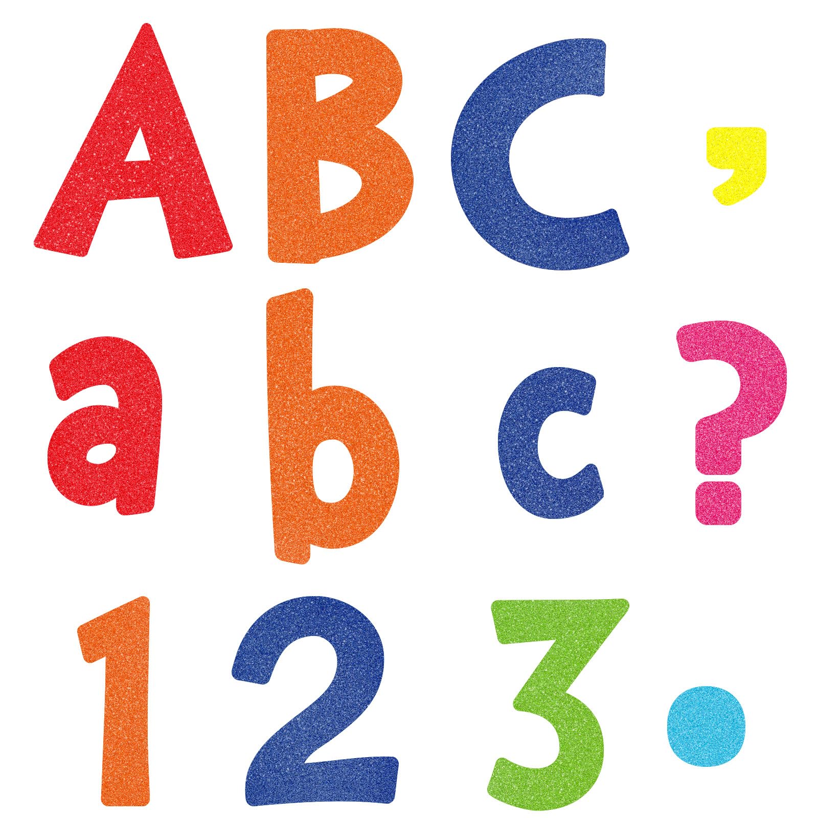 Snapklik.com : Tenare 134 Pieces 5 Inch Bulletin Board Letters Alphabet ...
