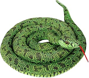 Amazon.com: BXT Snake Plush 7 ft Long, Realistic Snake Stuffed Animal ...