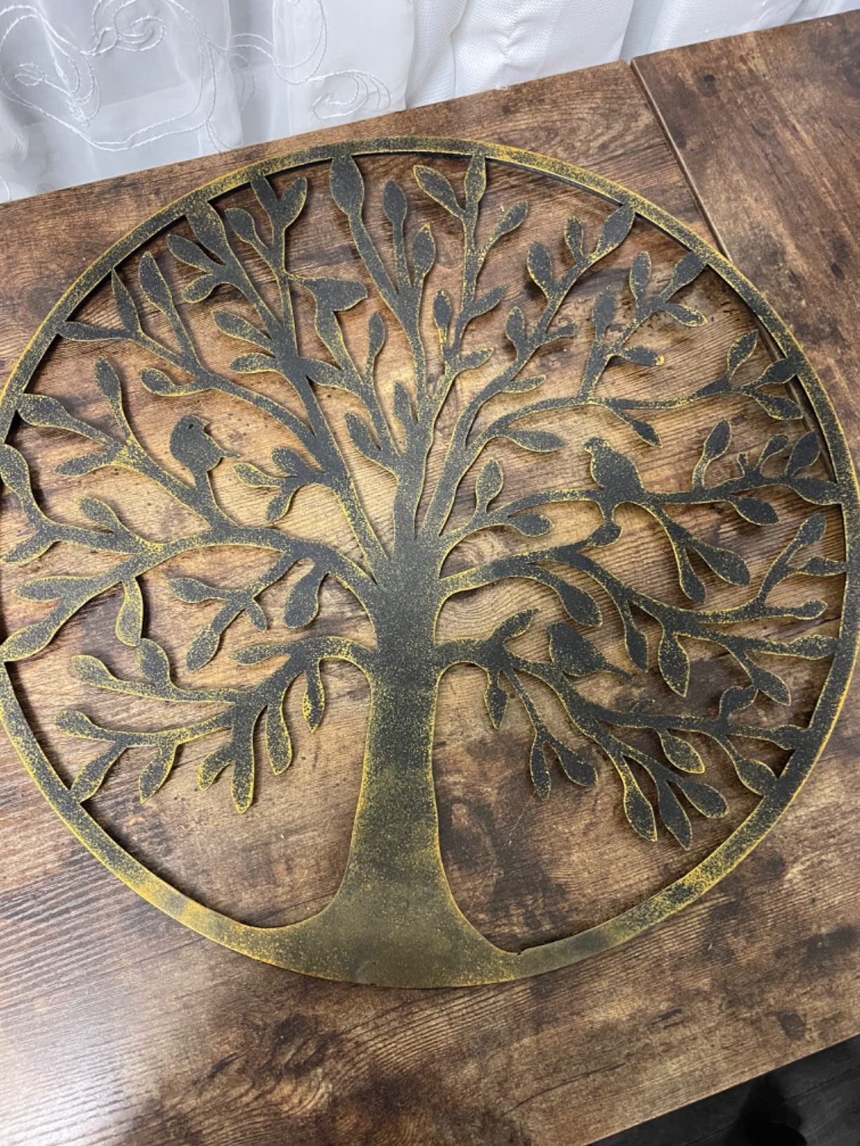 $9/mo - Finance Bdor 20-Inch Tree of life wall art, Metal wall art ...