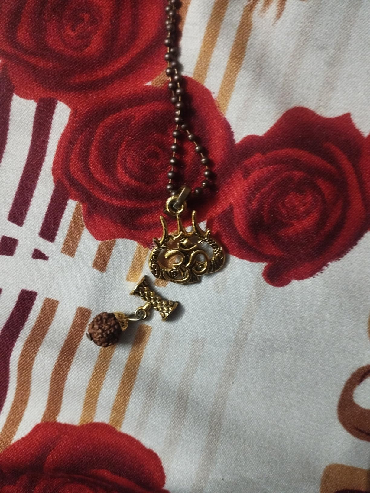 Buy Fashion Frill Golden Trishul With Damru Lord Shiva Chain Pendant ...