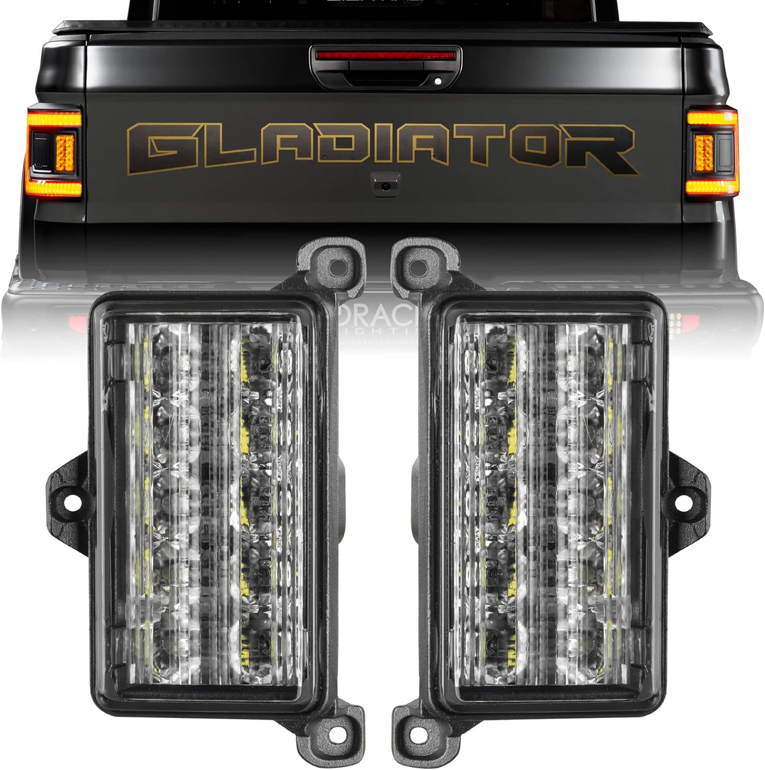 Amazon.com: ORACLE Lighting Dual Function Amber/White Reverse LED ...