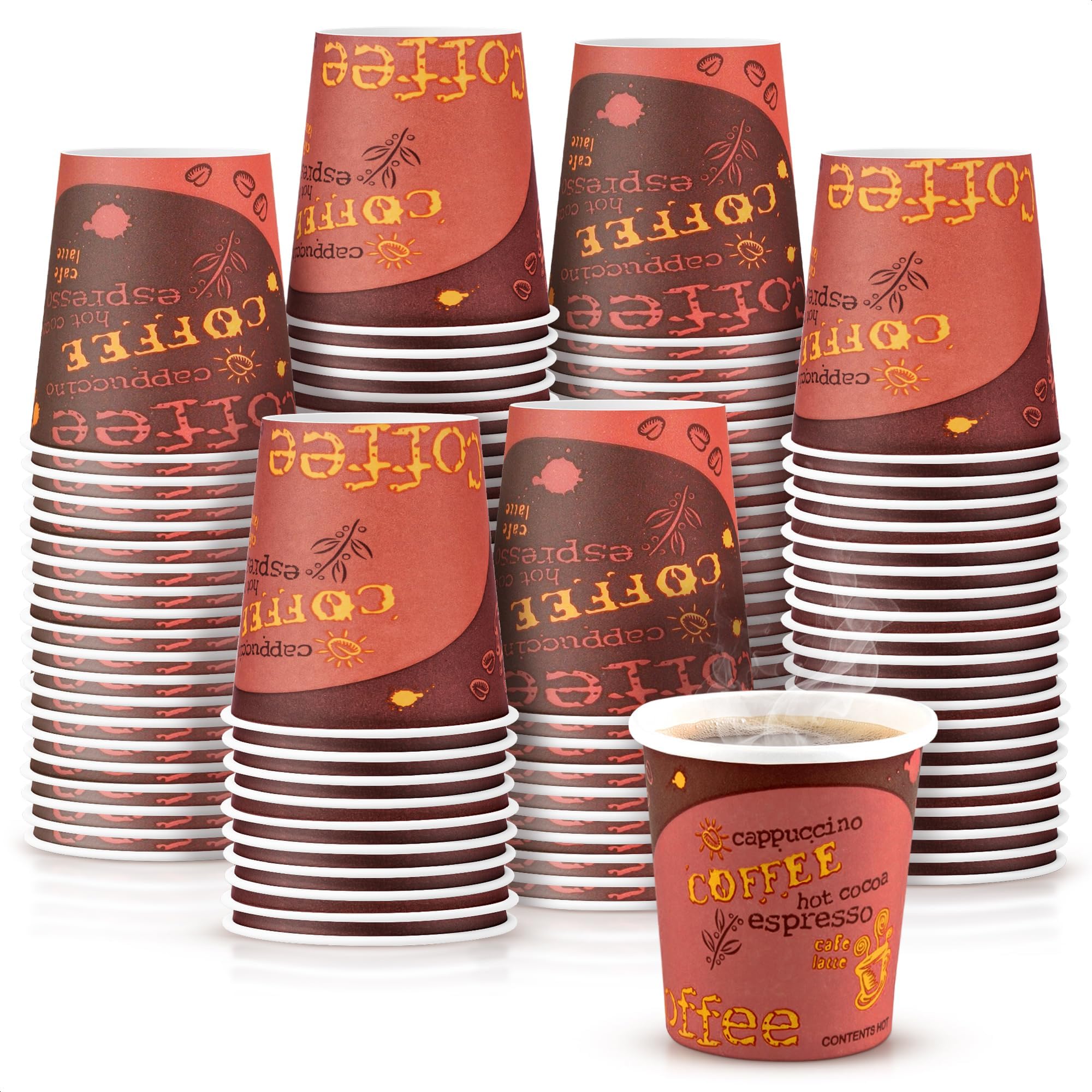 Amazon.com: Dingion 900 Pack 4oz Small Disposable Espresso Coffee Cups ...