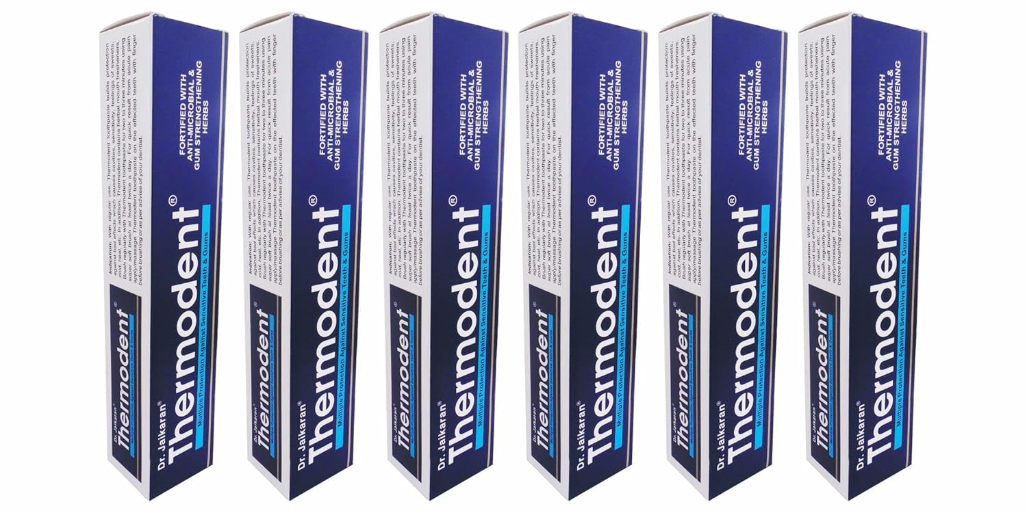 Buy Dr. Jaikaran Thermodent Sensitive Care Herbal Toothpaste with No ...