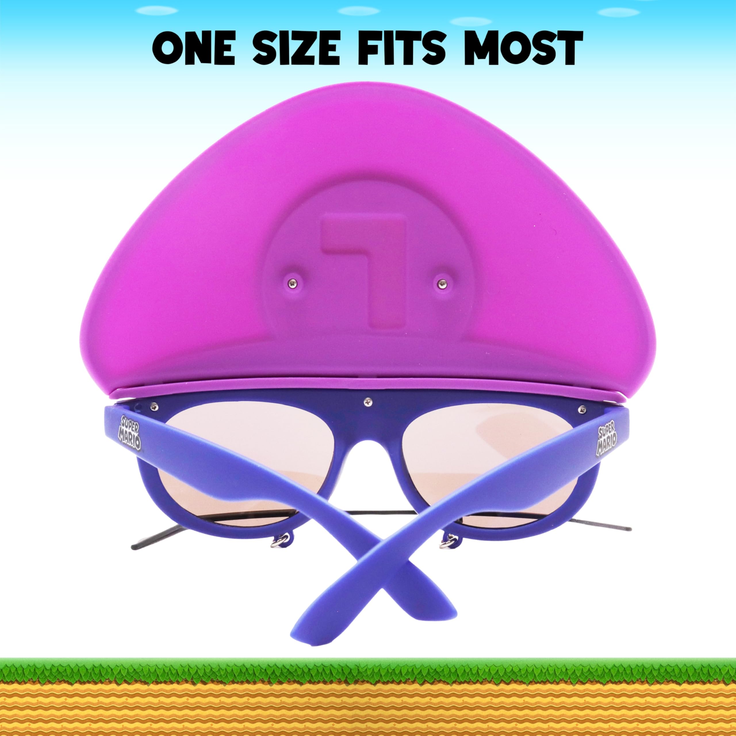 Snapklik.com : Waluigi Sunglasses Officially Licensed Nintendo Costume ...