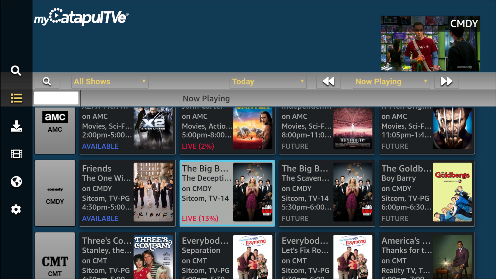 myCatapulTVe® - App on Amazon Appstore