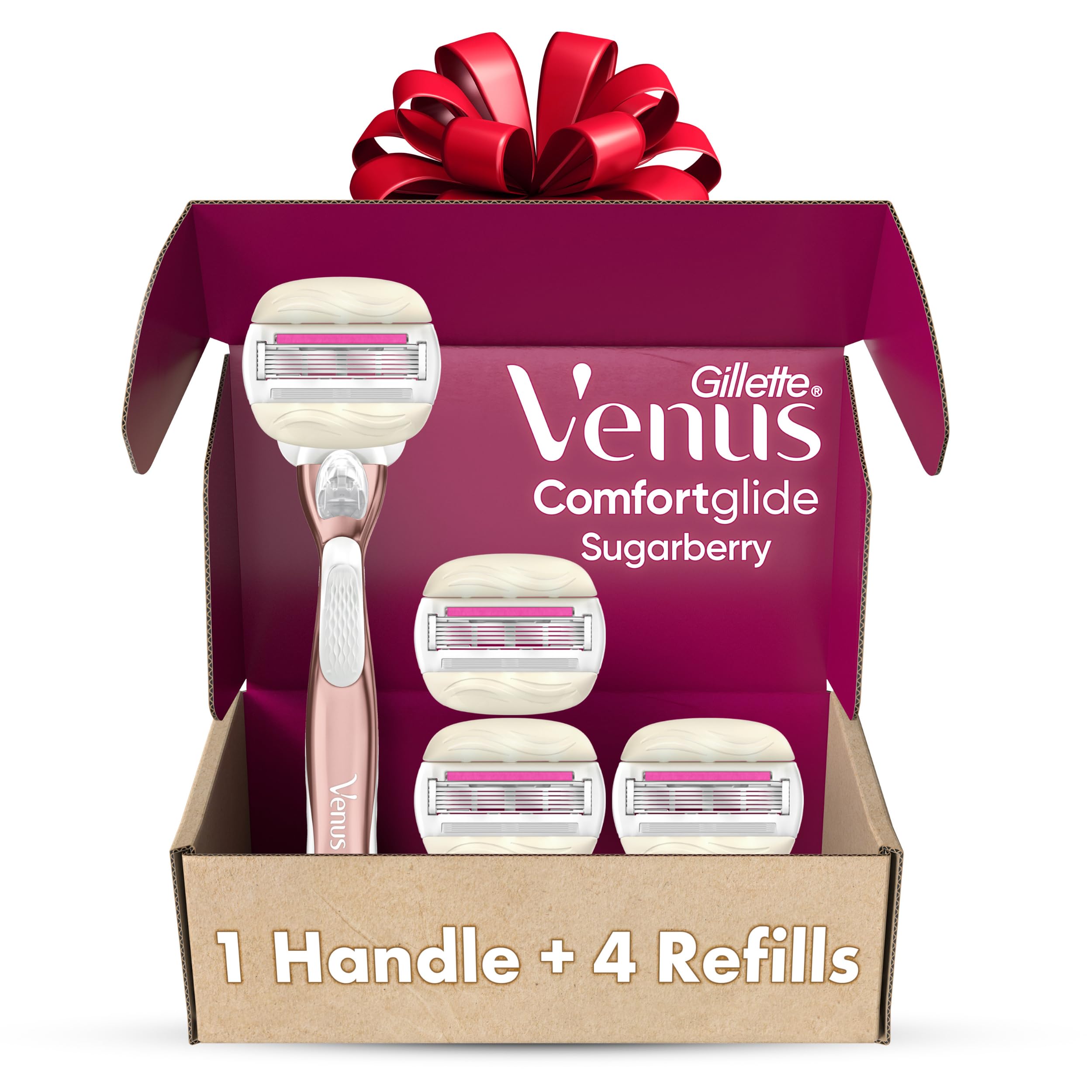 Amazon.com: Gillette Venus Comfortglide plus Olay Sugarberry Women's ...