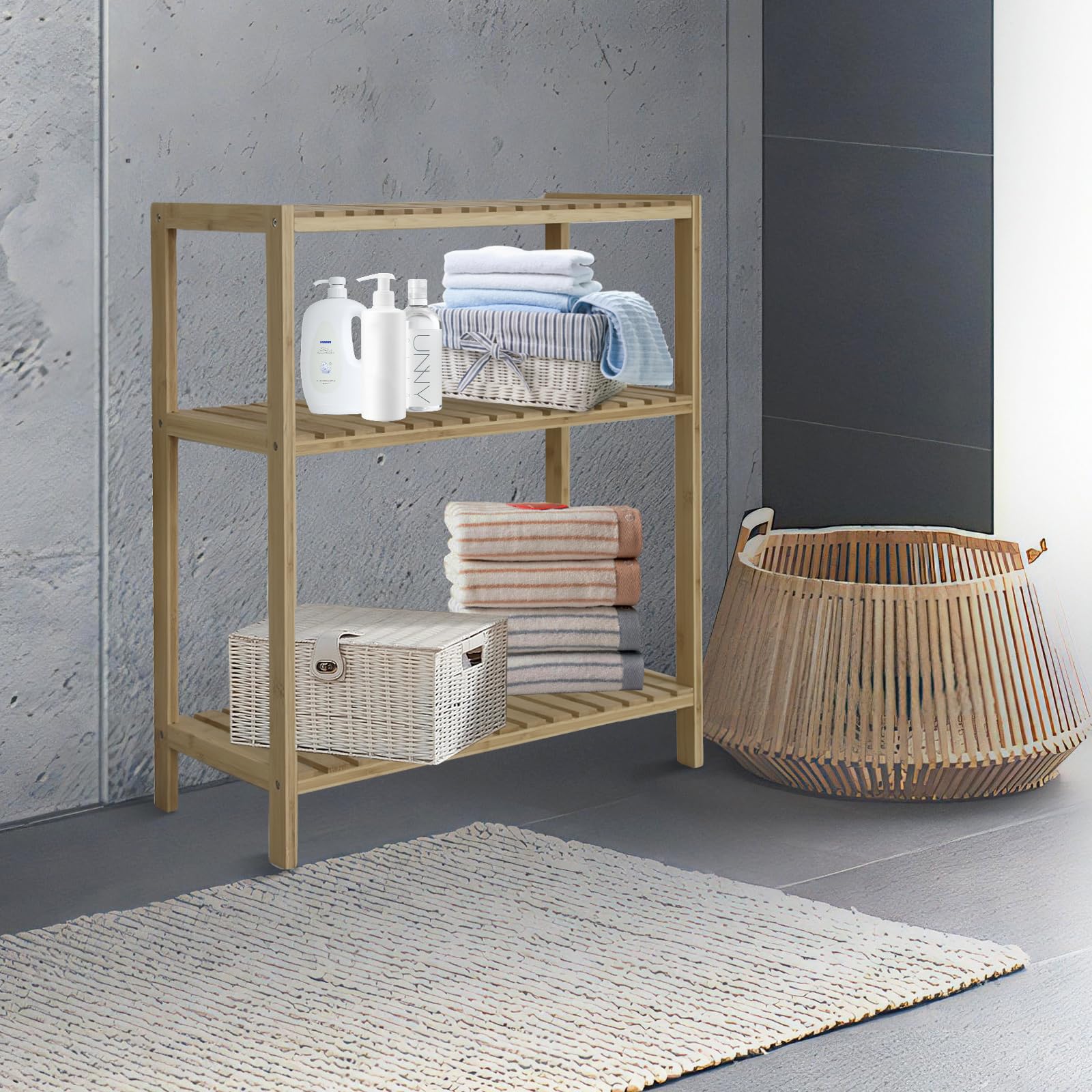 Snapklik.com : Babion Plant Stands, 3-Tier Storage Shelves, Indoor ...