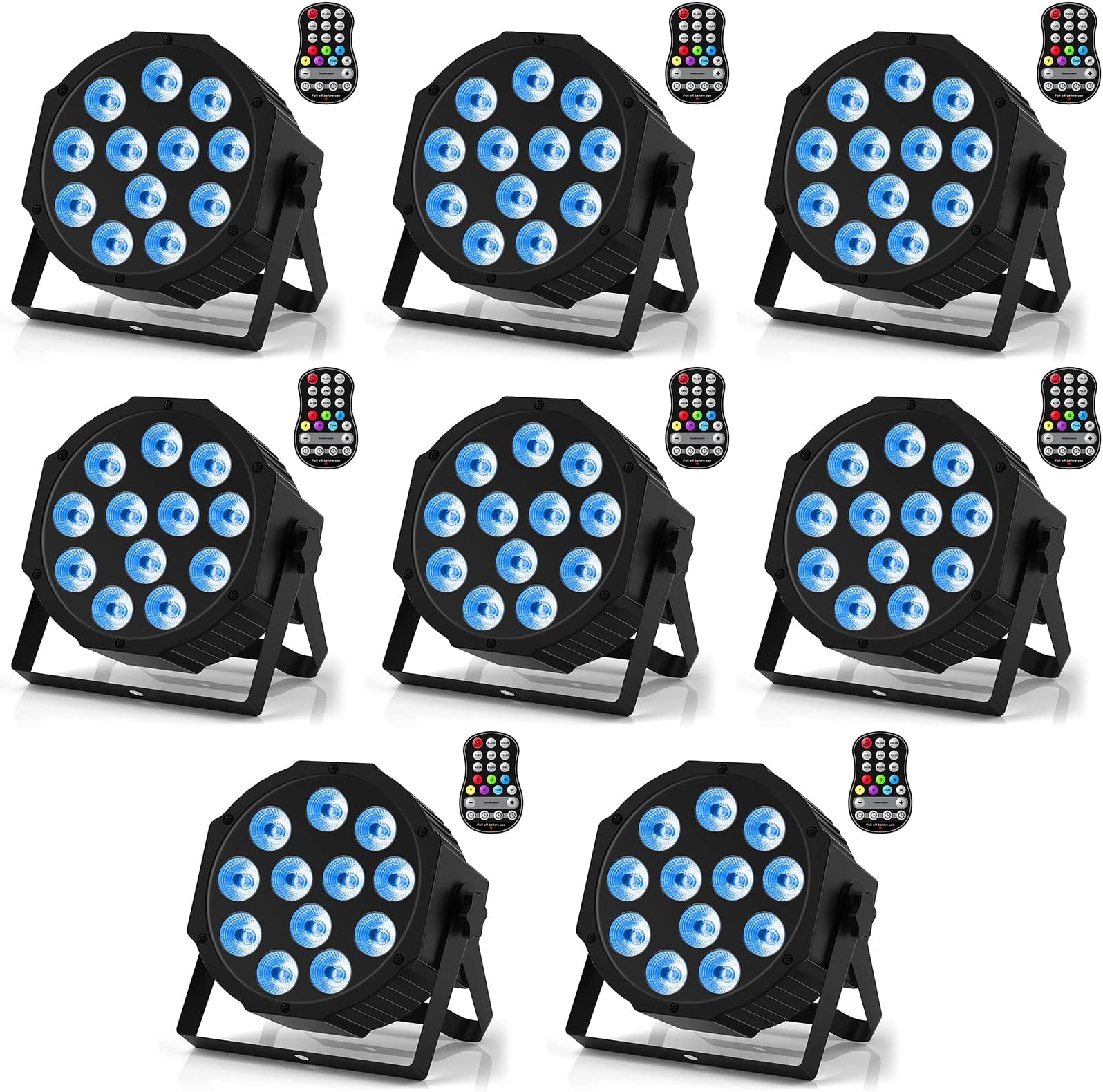 Amazon.com: Audiosavings Bundle: (2) Chauvet DJ EZLink Par Q4BT ILS ...