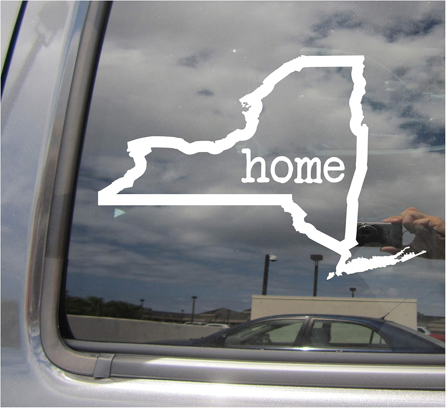 Amazon.com: New York State Home Outline - NY City The Empire State USA ...