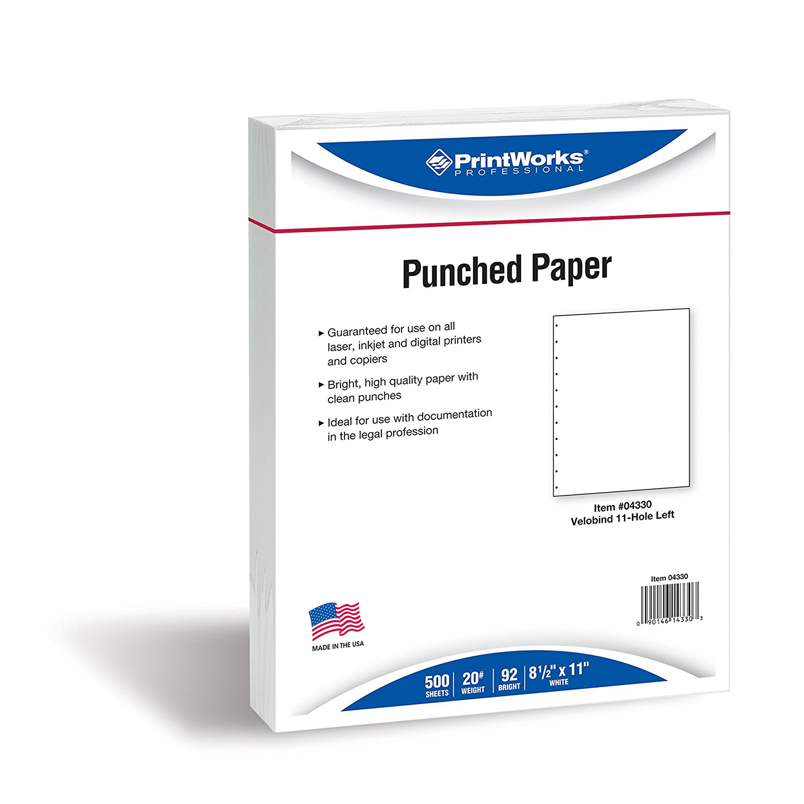 Snapklik.com : PrintWorks Professional Pre-Punched 11 Hole Velo Bind ...