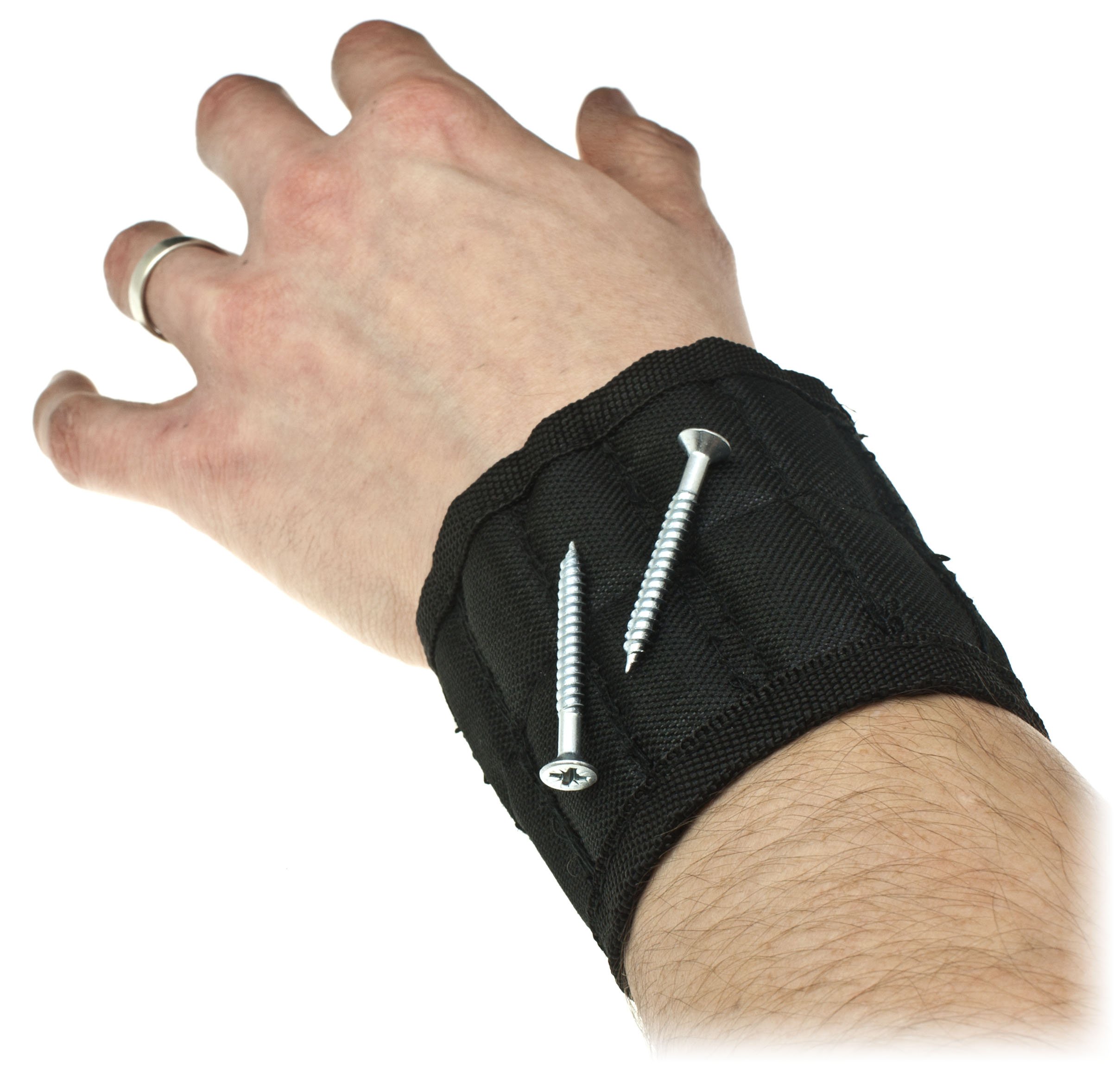 Blackspur Magnetic Wrist Band Strap Holder for Screws and Nails etc ...