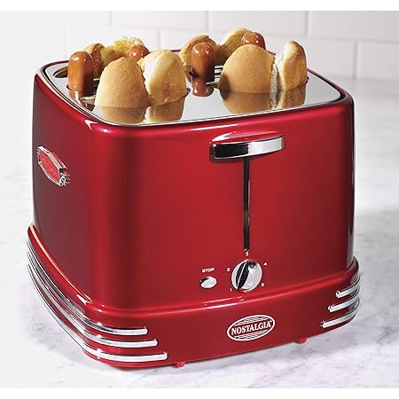 Amazon.com: Smart Planet HDT‐1S Peanuts Snoopy Hot Dog Toaster, Red ...