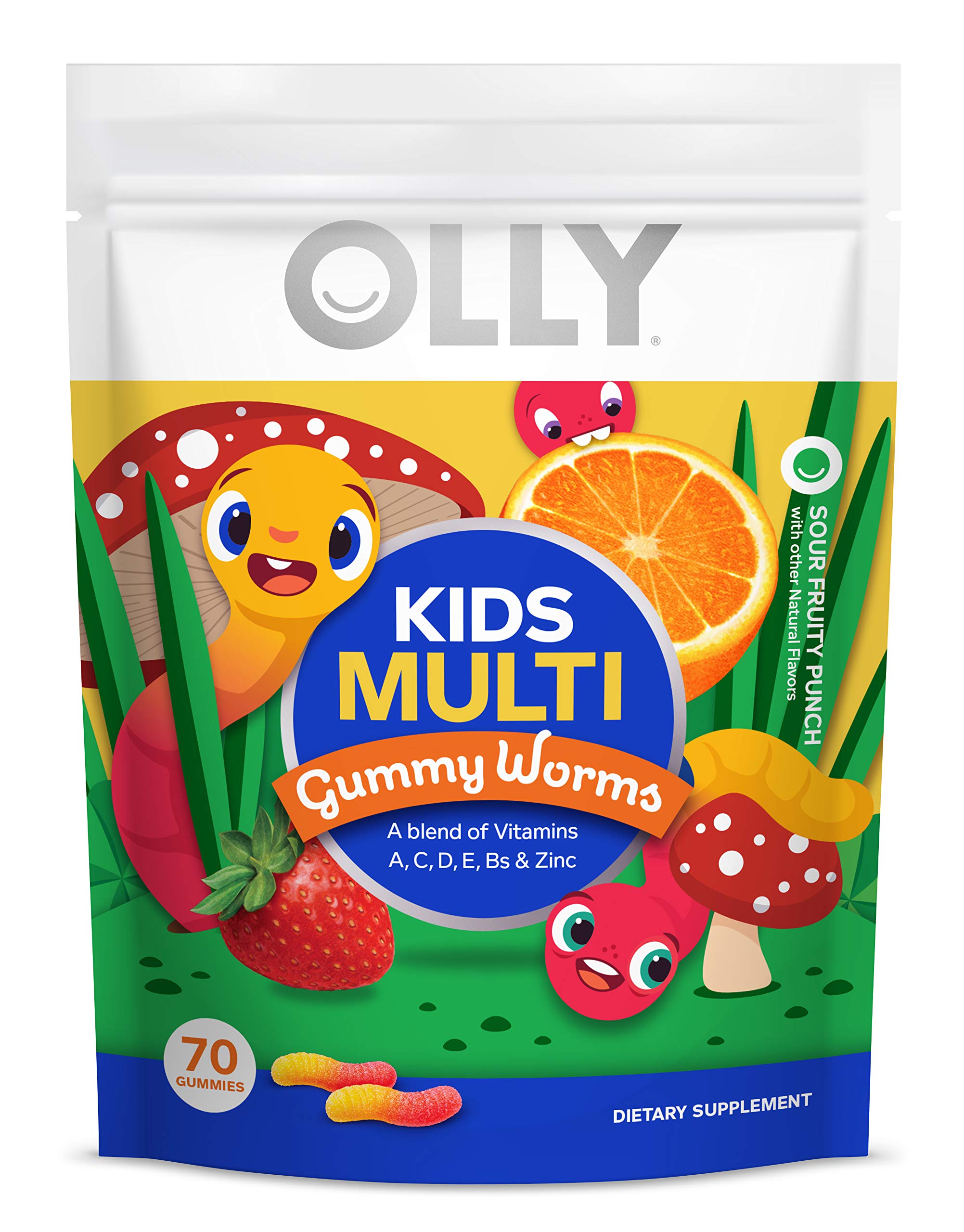 Olly Kids39 Multi Probiotic Vitamin Gummies With Zinc 70