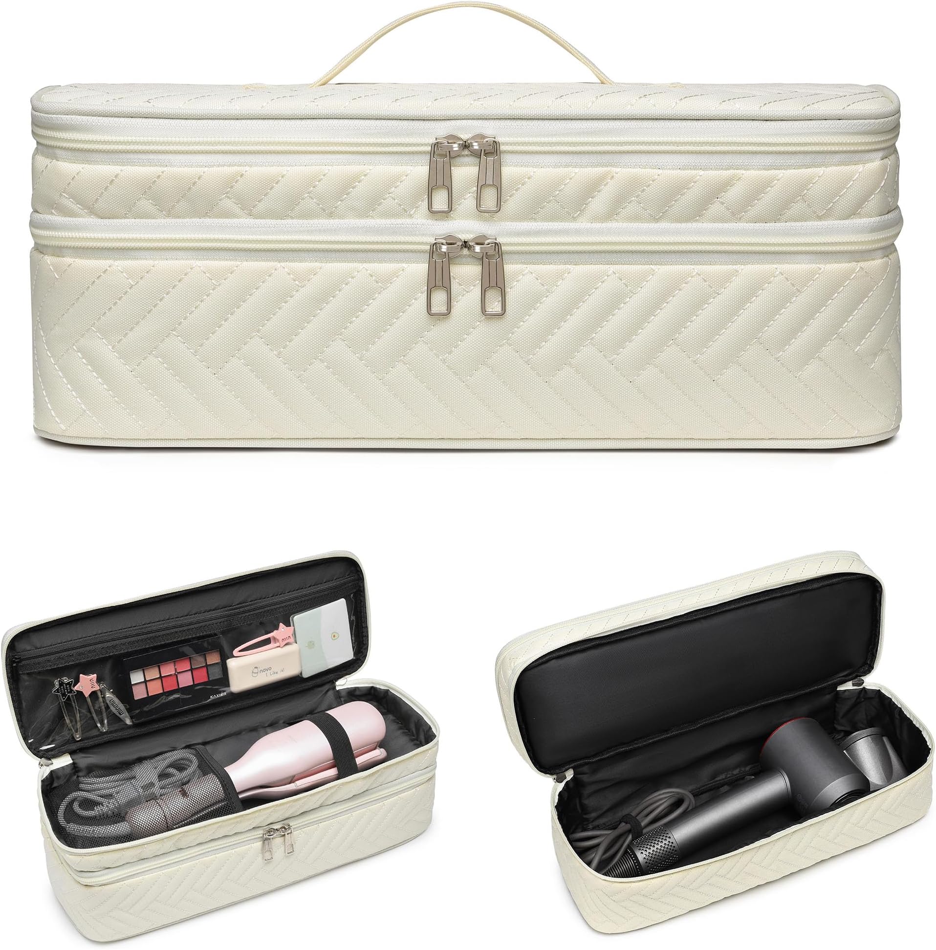 Amazon.com : ARLMEGOR Double-Layer Carrying Case Apply to Revlon One ...