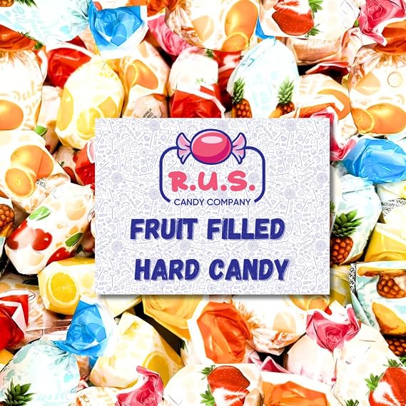 Amazon.com : Fruit Filled Hard Candy 1 lb Bulk – Individually Wrapped ...