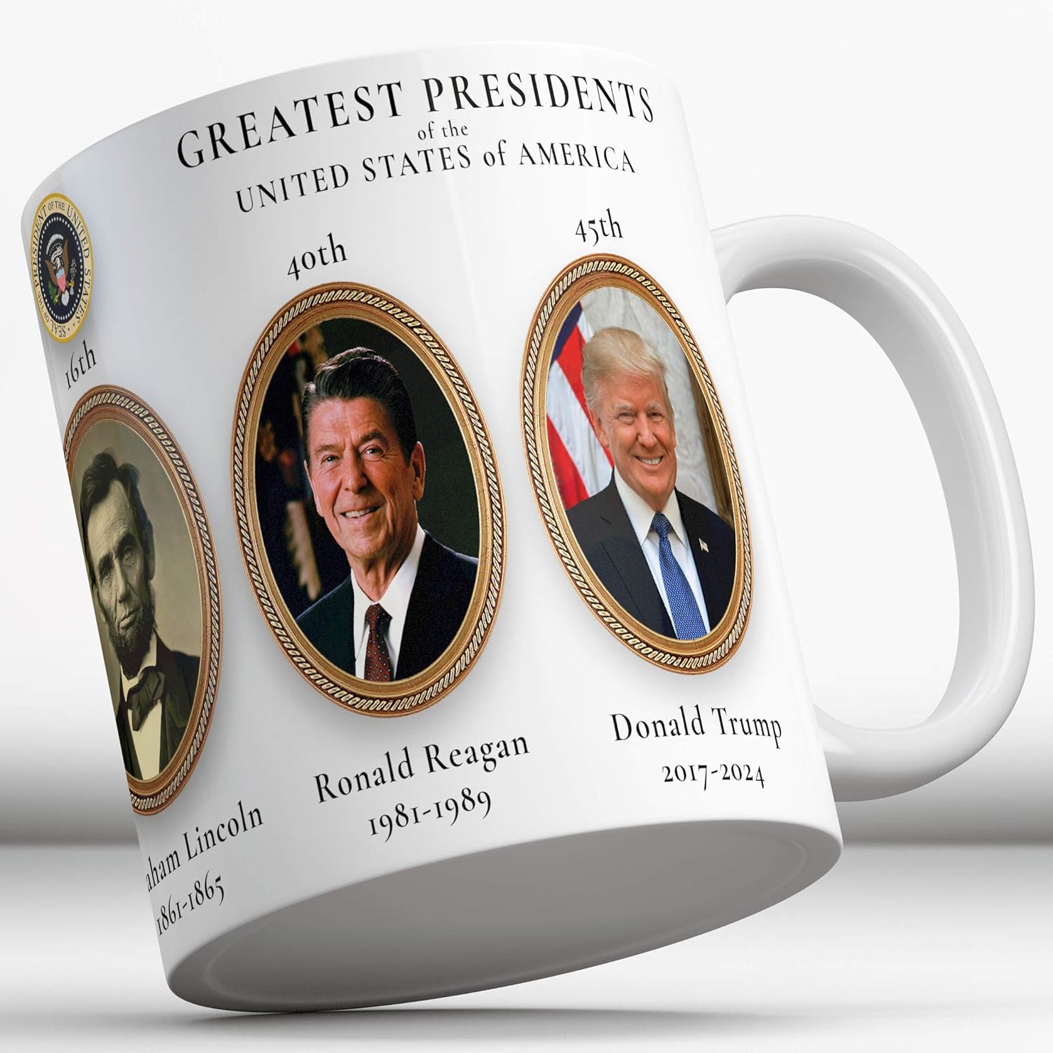 Amazon.com: President Donald Trump Mug 2017-2024 -Greatest Presidents ...