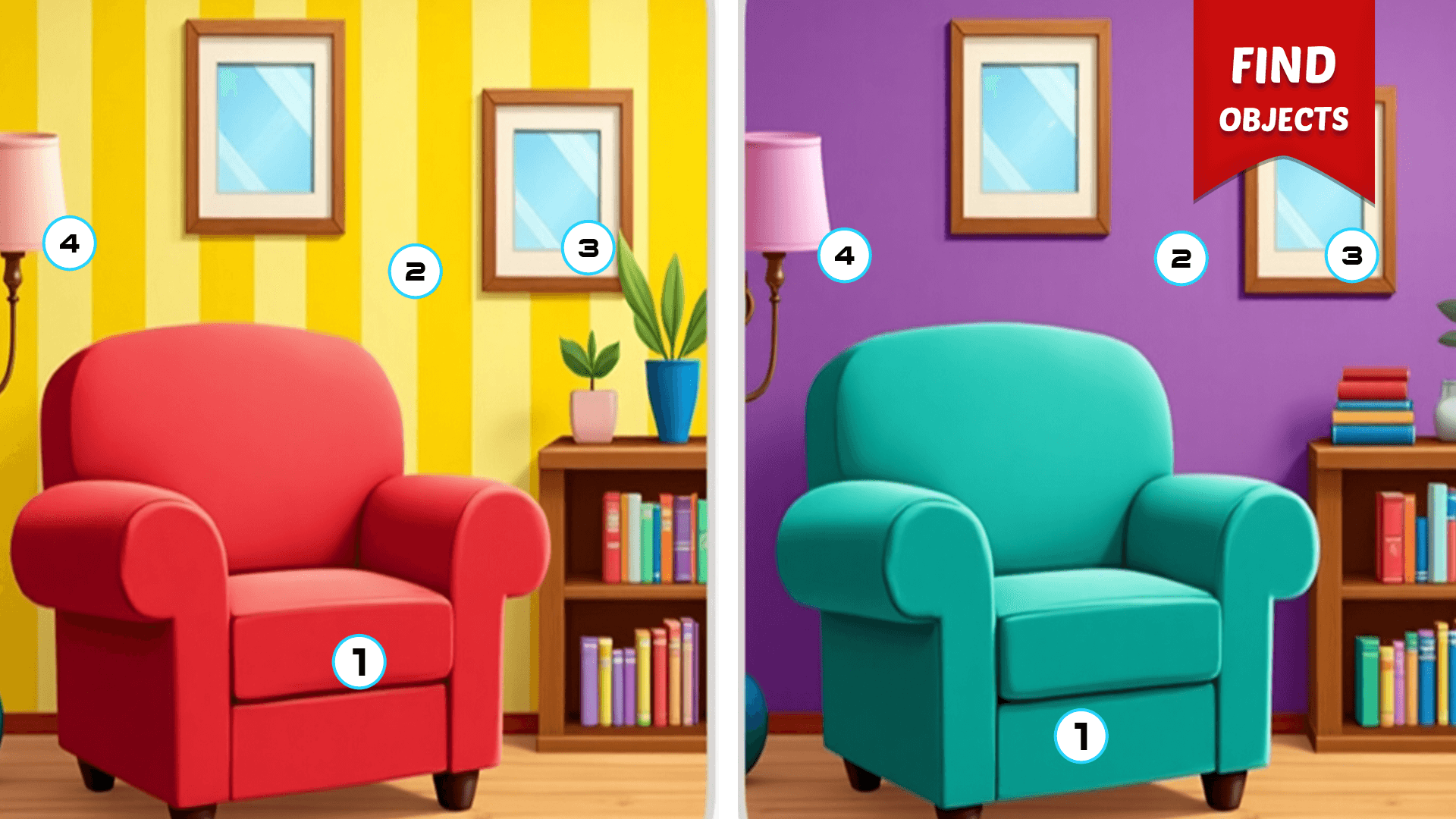 Differences: Spot Differences & Hidden Items - Happy Difference Cool ...