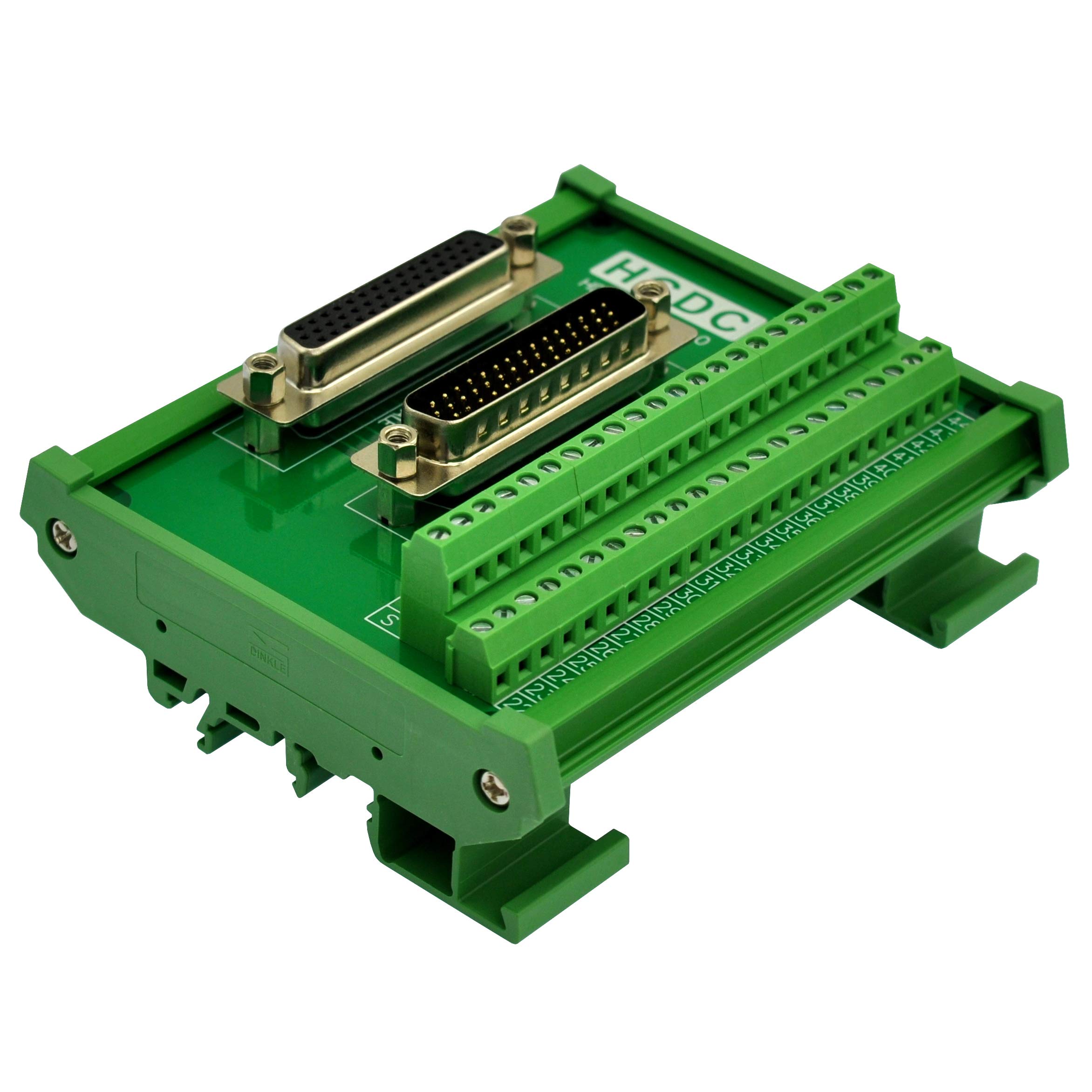 Snapklik.com : HCDC DIN Rail Mount D-SUB 44-Pin Male-Female Interface ...