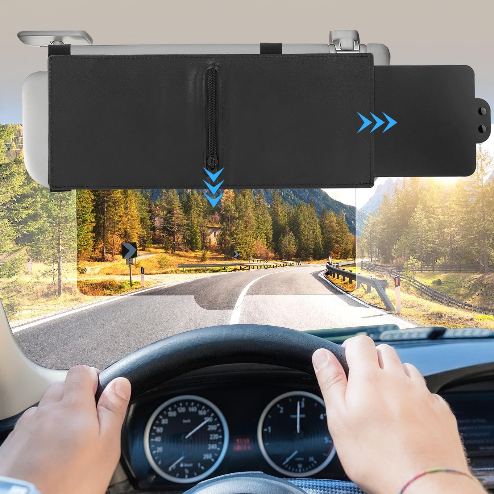 Amazon.com: Car Sun Visor Extender, Anti-Glare Car Windshield Sun ...