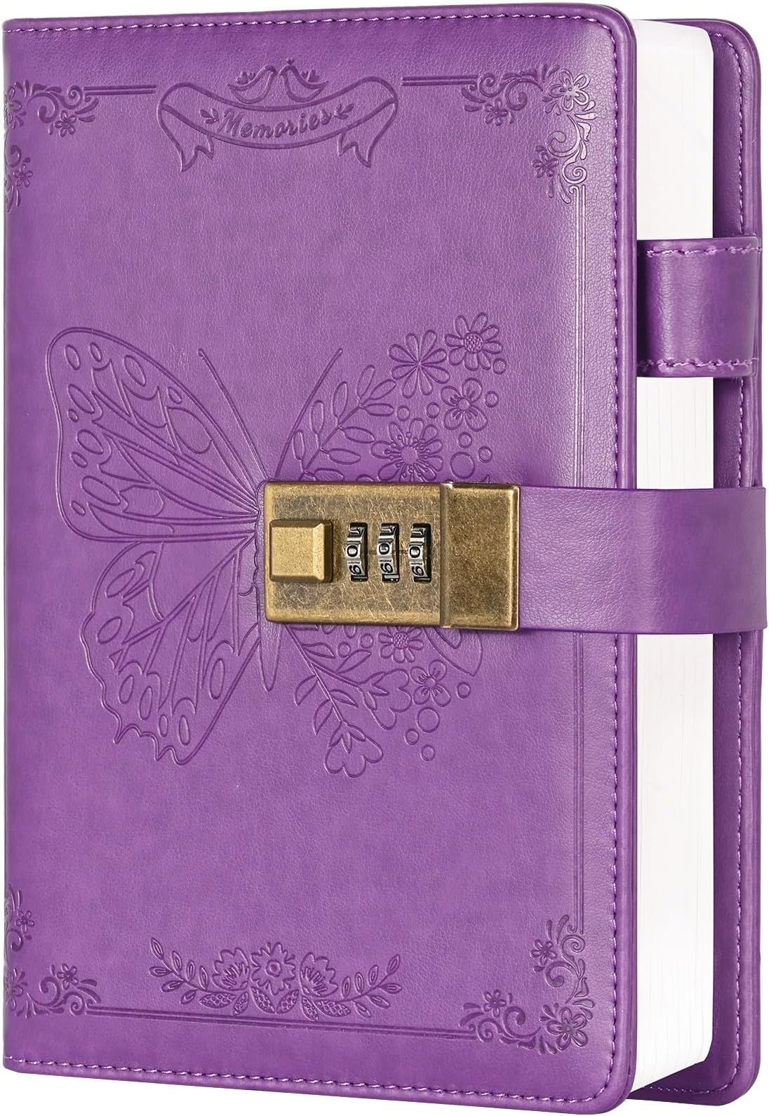 Diary with Lock, Journal for Women Girls, Vintage Lock Journal ...