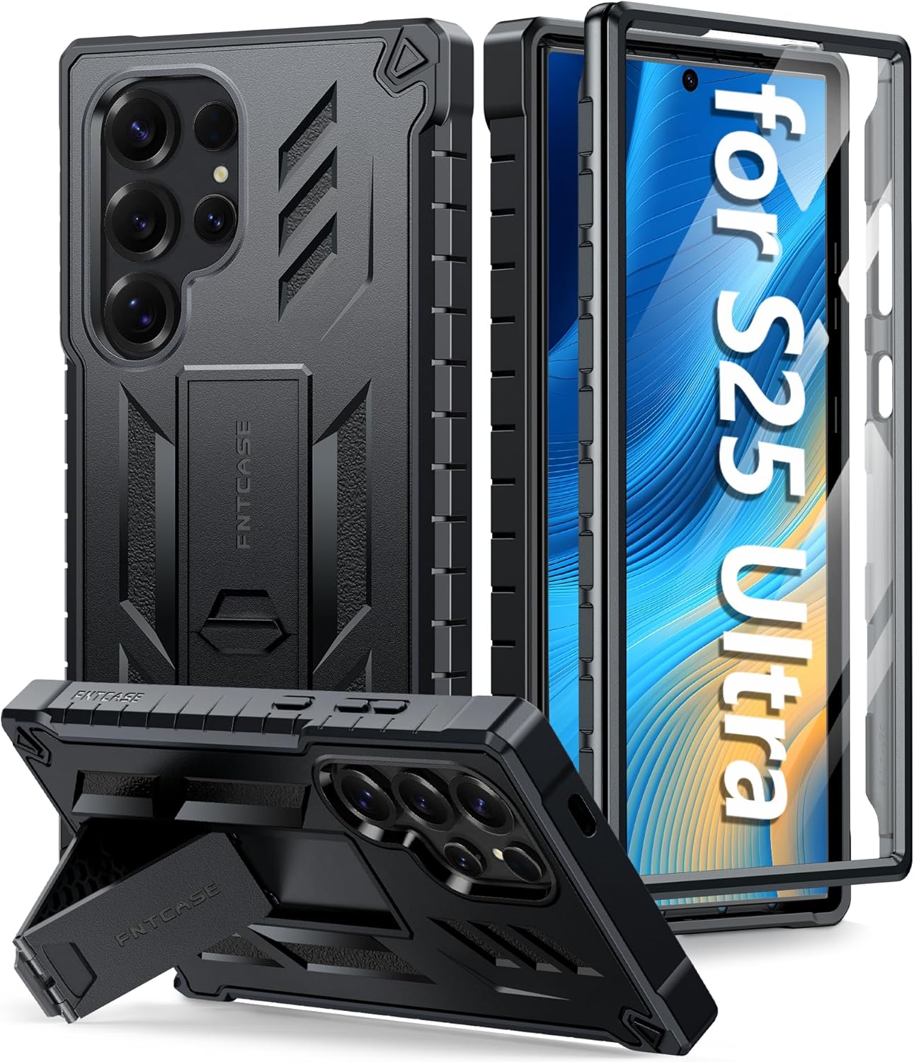 Amazon.com: FNTCASE for Samsung Galaxy S25-Ultra Case: Military Grade Drop Proof Rugged ...