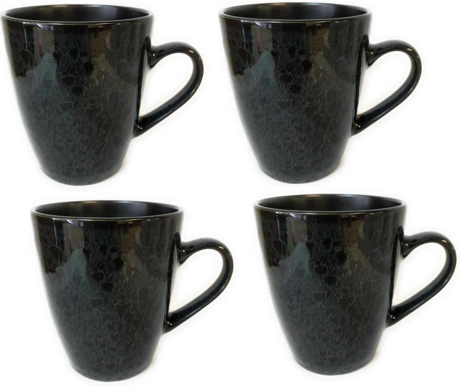 Amazon.com: Set of 4 Porcelain Coffee Mug (GRAY) : Home & Kitchen