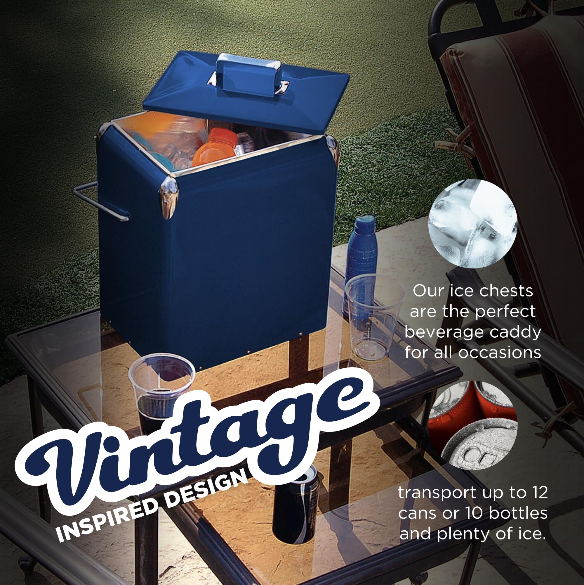Snapklik.com : Creative Outdoor Stainless Steel Camping Cooler