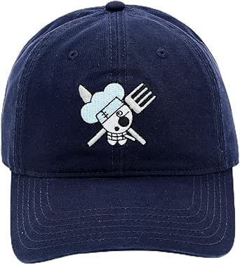 BoxLunch One Piece Sanji Jolly Roger Ball Cap Exclusive Navy at Amazon ...