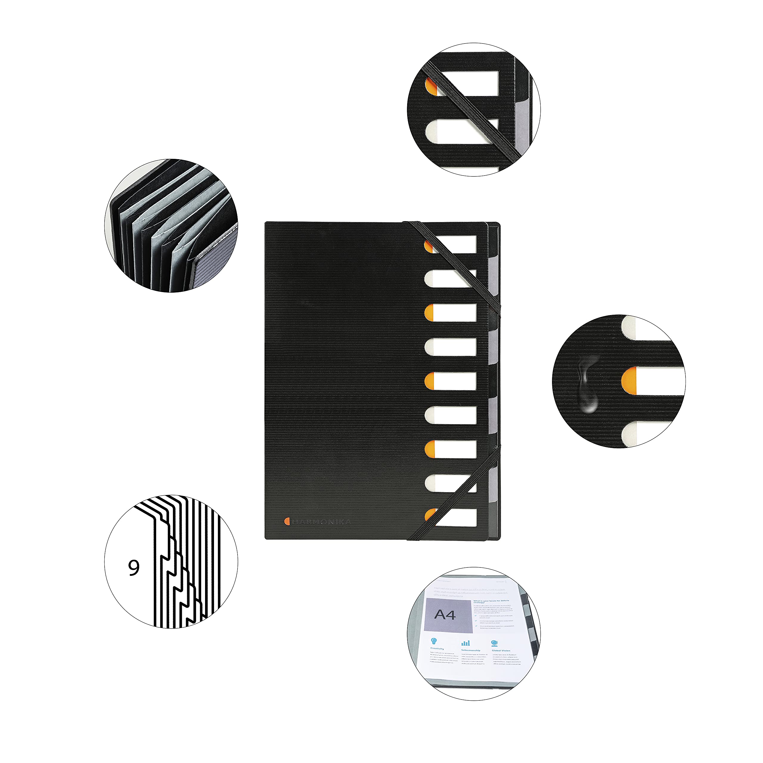 Exacompta Ref - 53334E Exactive Harmonika Expanding Spine Multipart ...