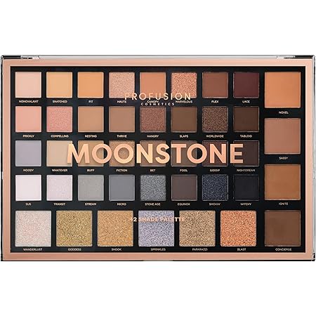 Amazon.com : Profusion Cosmetics 35 Shade Eyeshadow Palette Collection ...