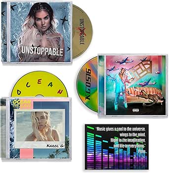 Karol G "Debut and Breakout" CD Collection: Unstoppable / Ocean ...