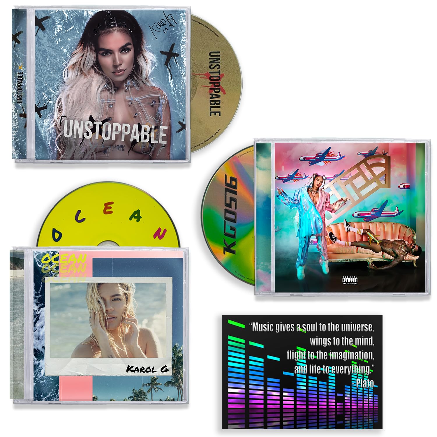 Karol G - Karol G "Debut and Breakout" CD Collection: Unstoppable ...