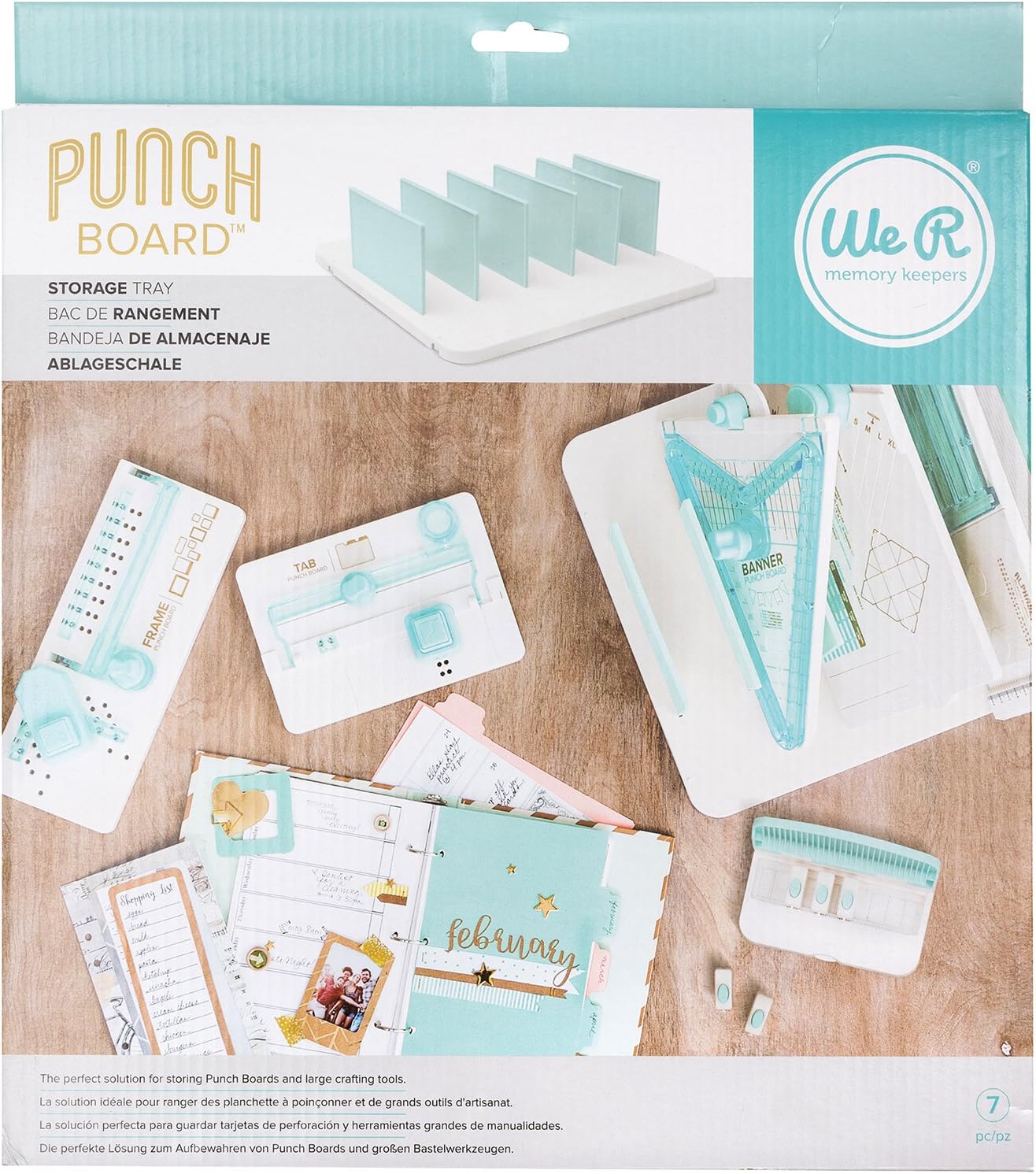 We R Memory Keepers Pocket Punch Board Journal, Multi-Colour 660484 ...