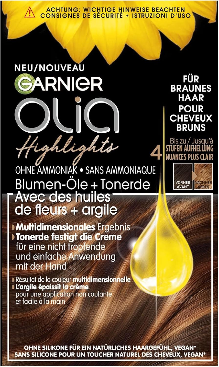 Garnier - Olia Highlights - Balayage Éclaircissant Permanent - Sans ...