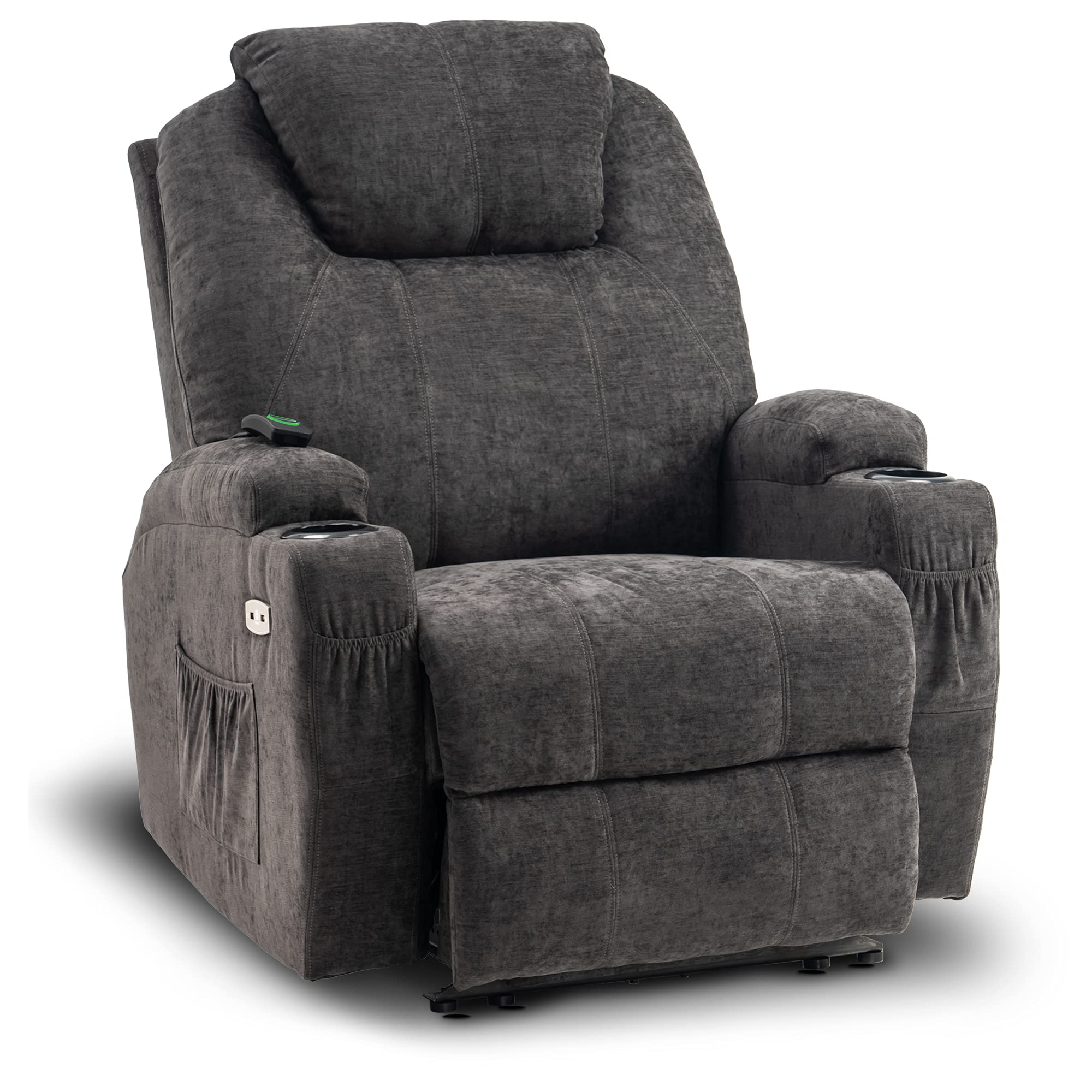Amazon.com: MCombo Electric Power Recliner Chair with Heat and ...