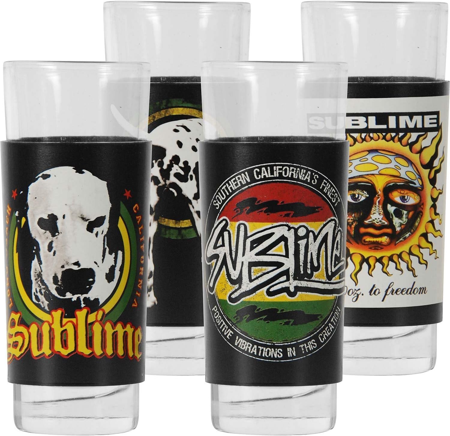 Amazon.com | Iconic Concepts 4 Piece Sublime Shot Glass Set with Full ...