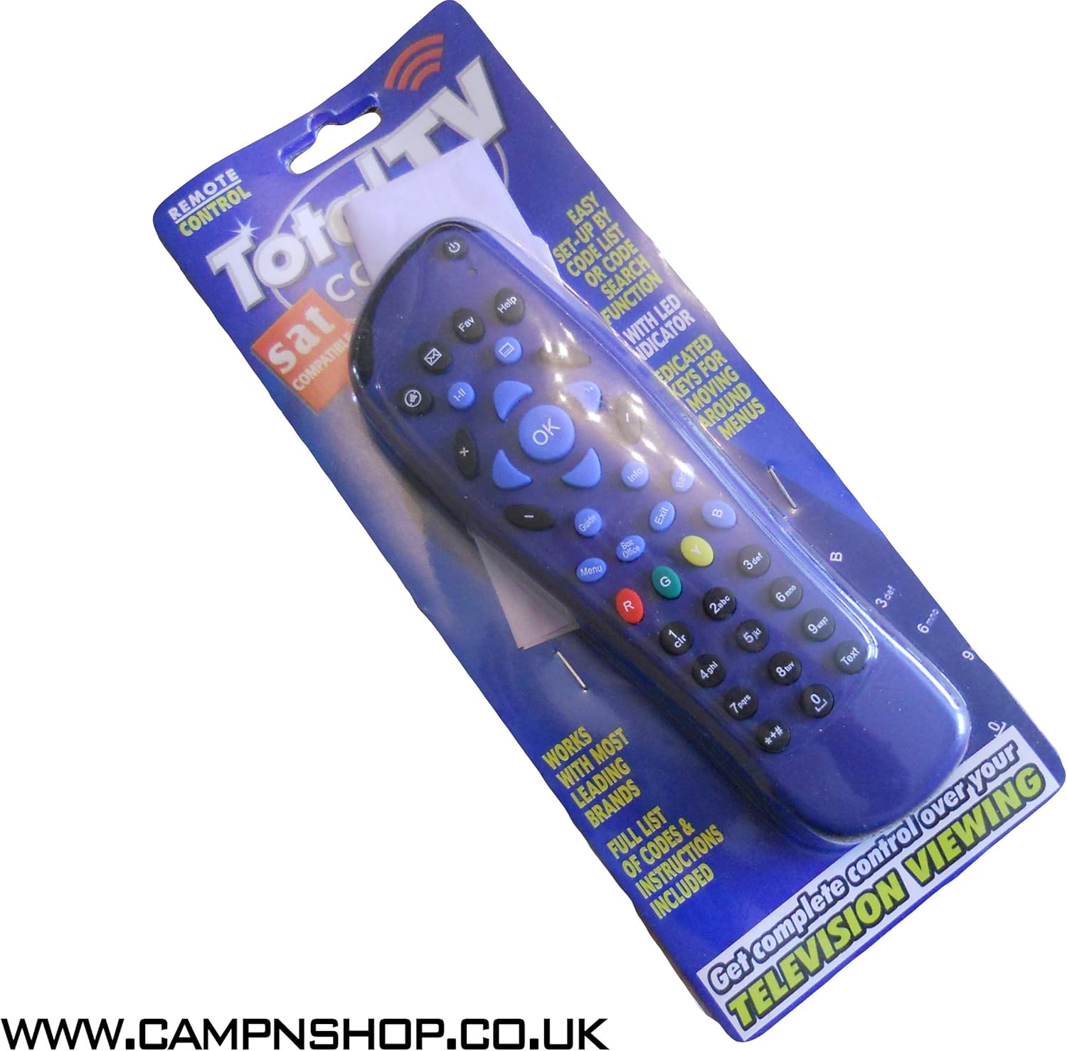 Total TV Remote Control - Sat compatable: Amazon.co.uk: Electronics & Photo