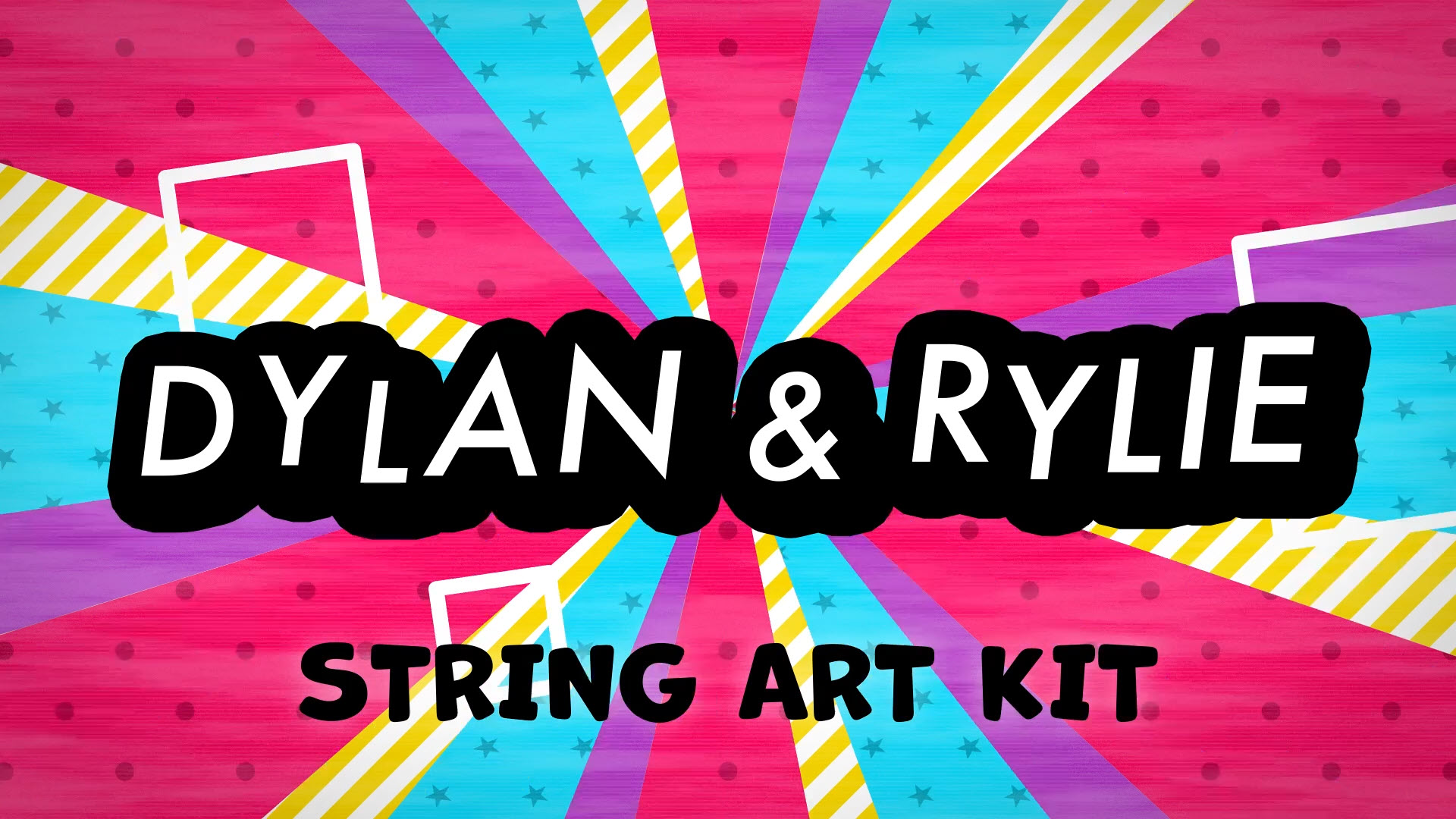 Watch Dylan & Rylie Star String Art Kit on Amazon Live