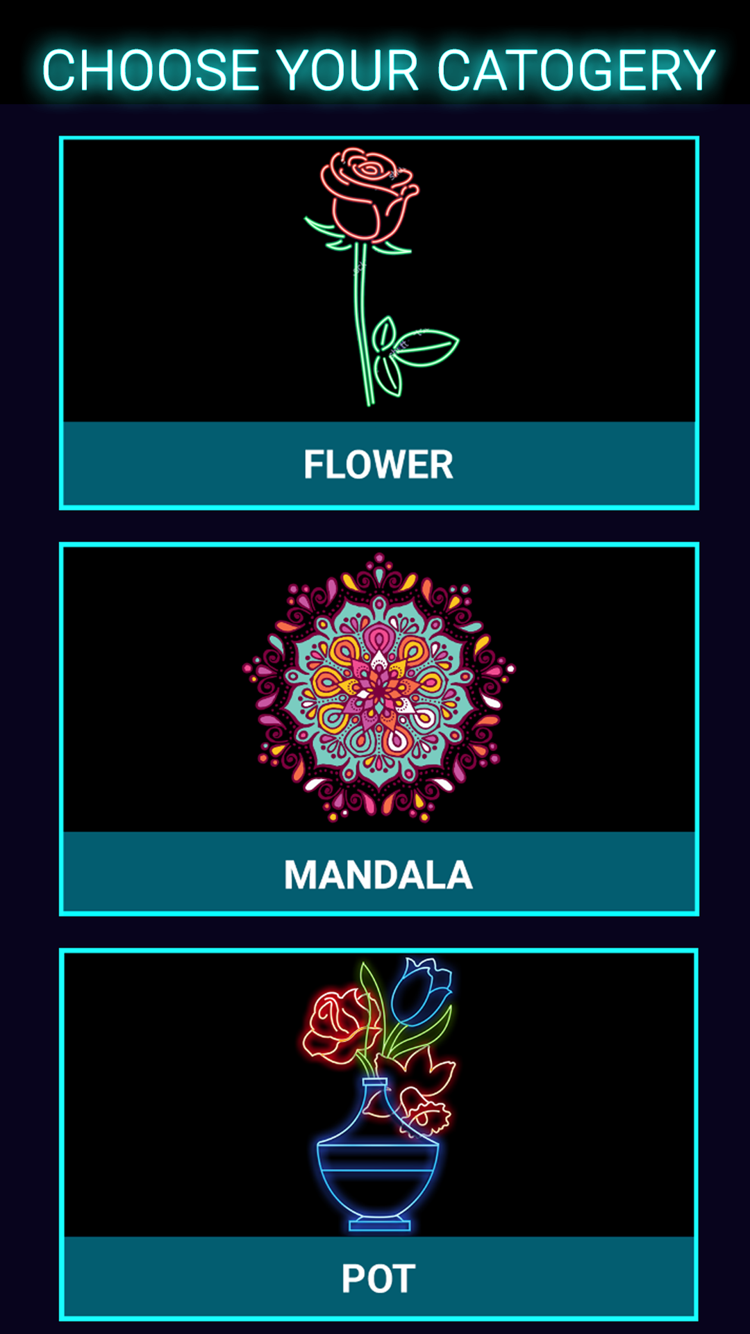 Draw Glow Flowers - App on Amazon Appstore
