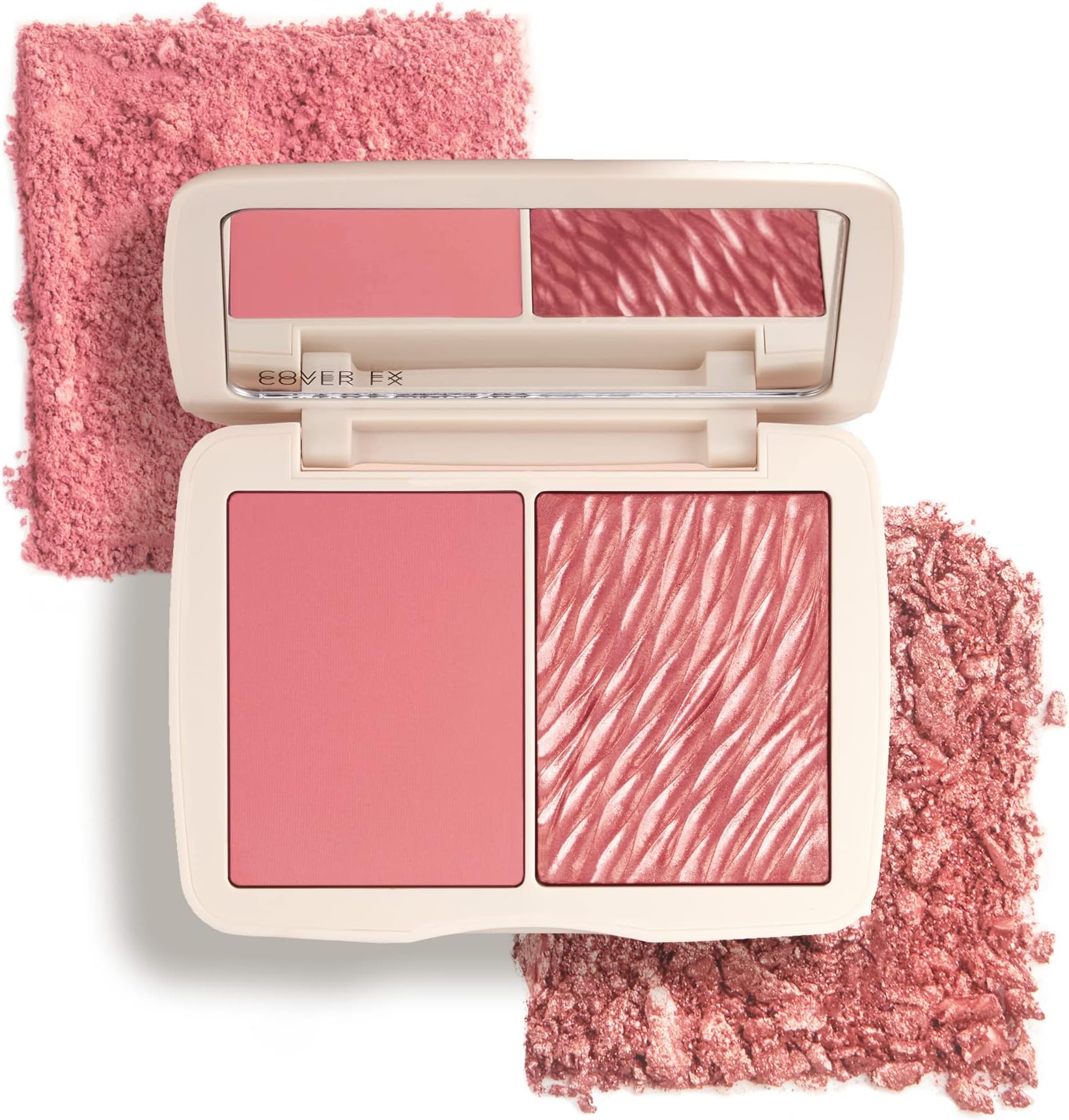 Amazon.com : COVER FX Monochromatic Powder Blush Duo - Mojave Mauve ...