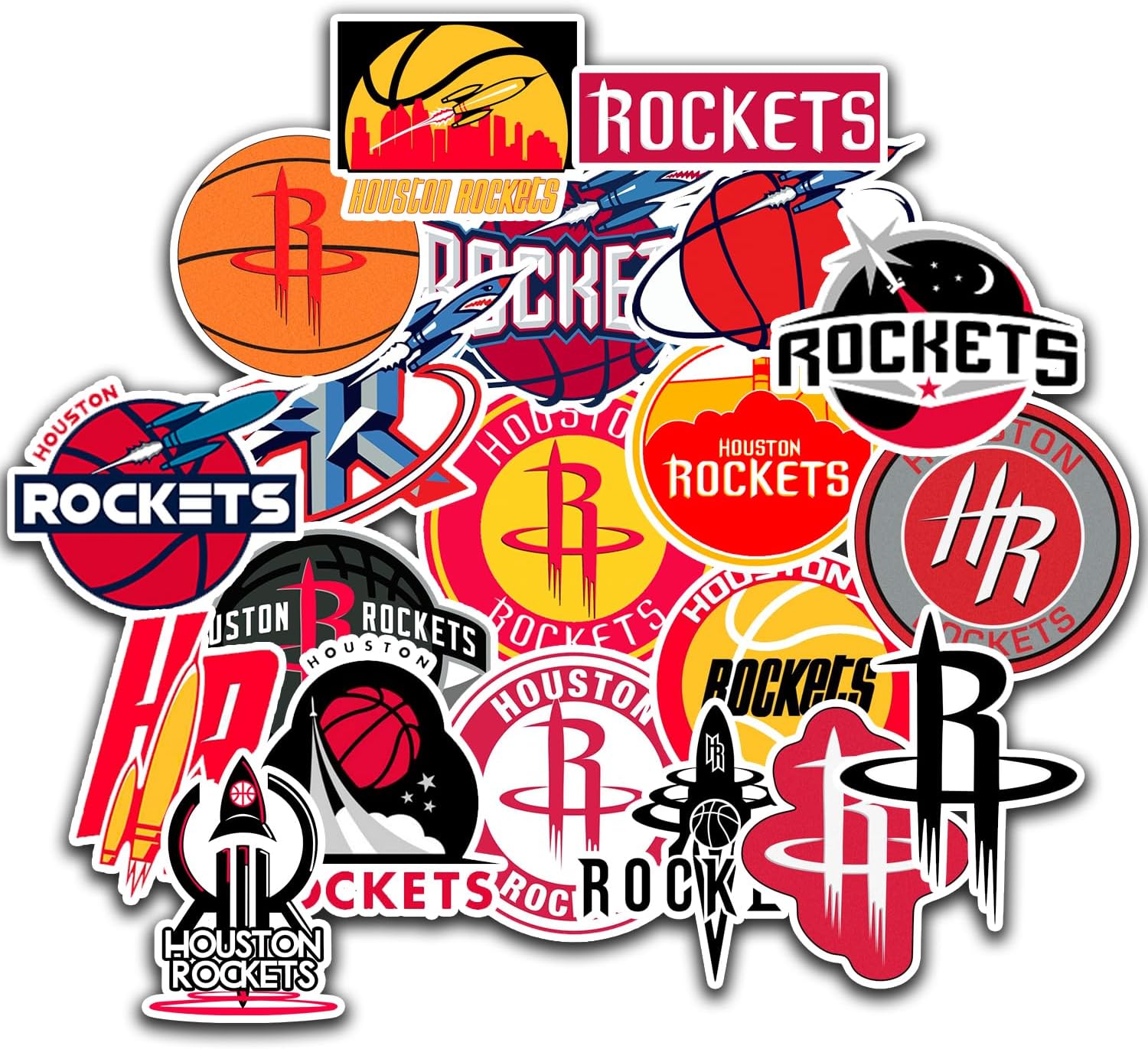 Amazon.com: Stickers Pack Houston Vinyl Astros Aesthetic Stickers Pack ...