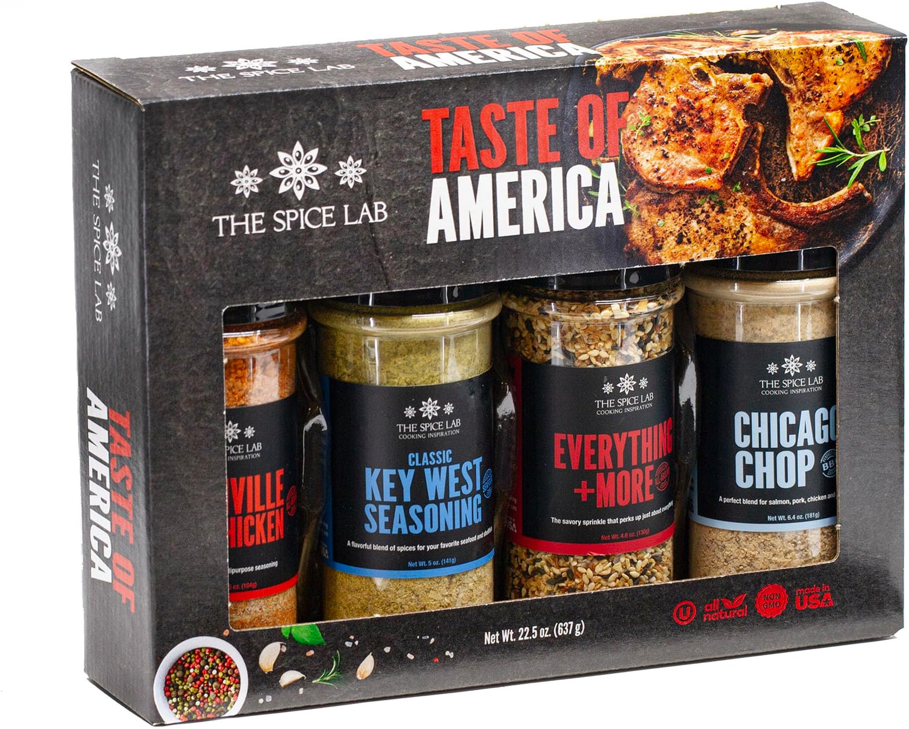 Amazon.com : The Spice Lab Everything Bagel Seasoning Blend w/Jalapeno - 4.6 oz. Shaker ...