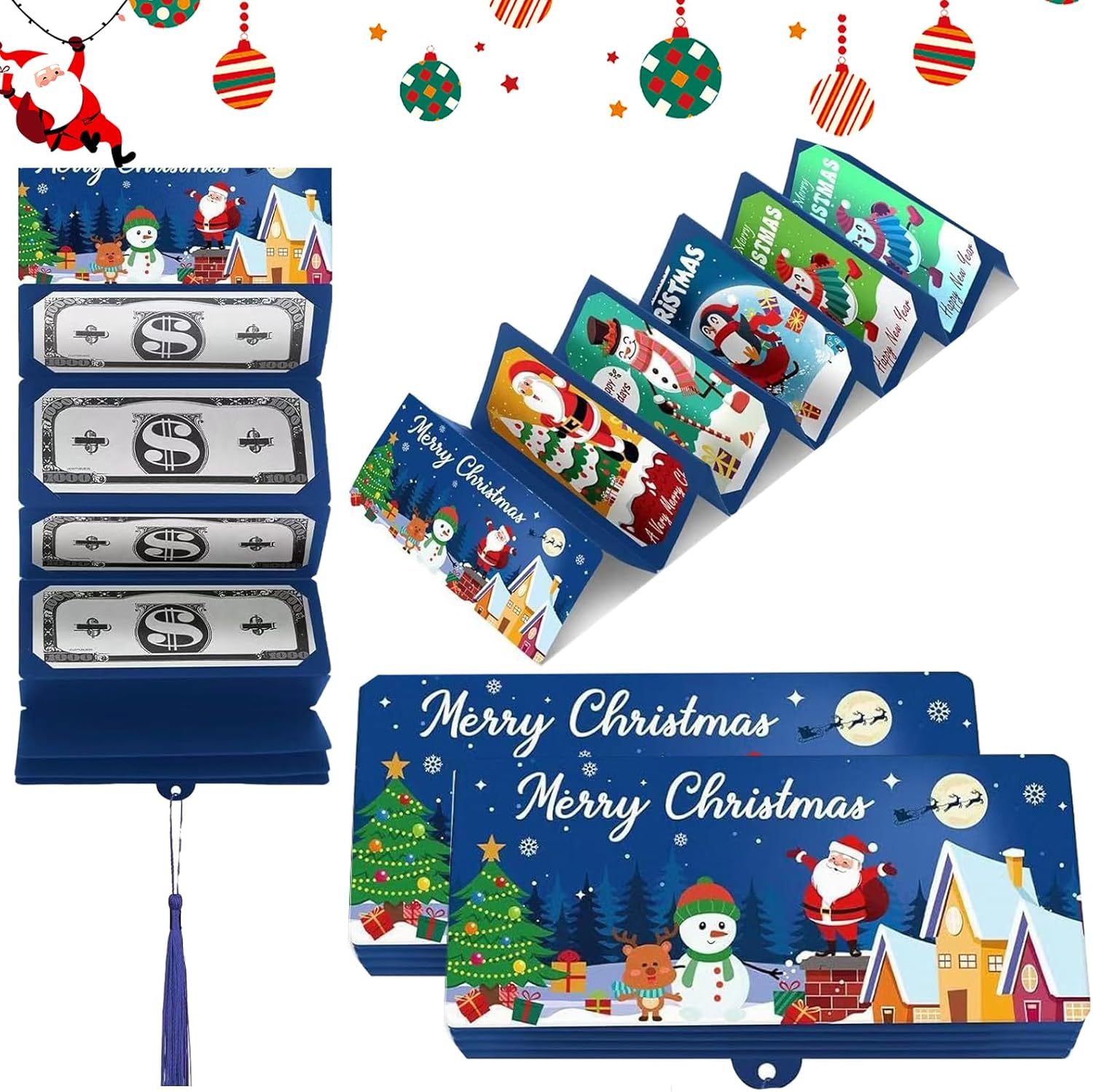 Amazon.com: Diameleo Christmas Cash Gift Card,2025 New Creative Money ...