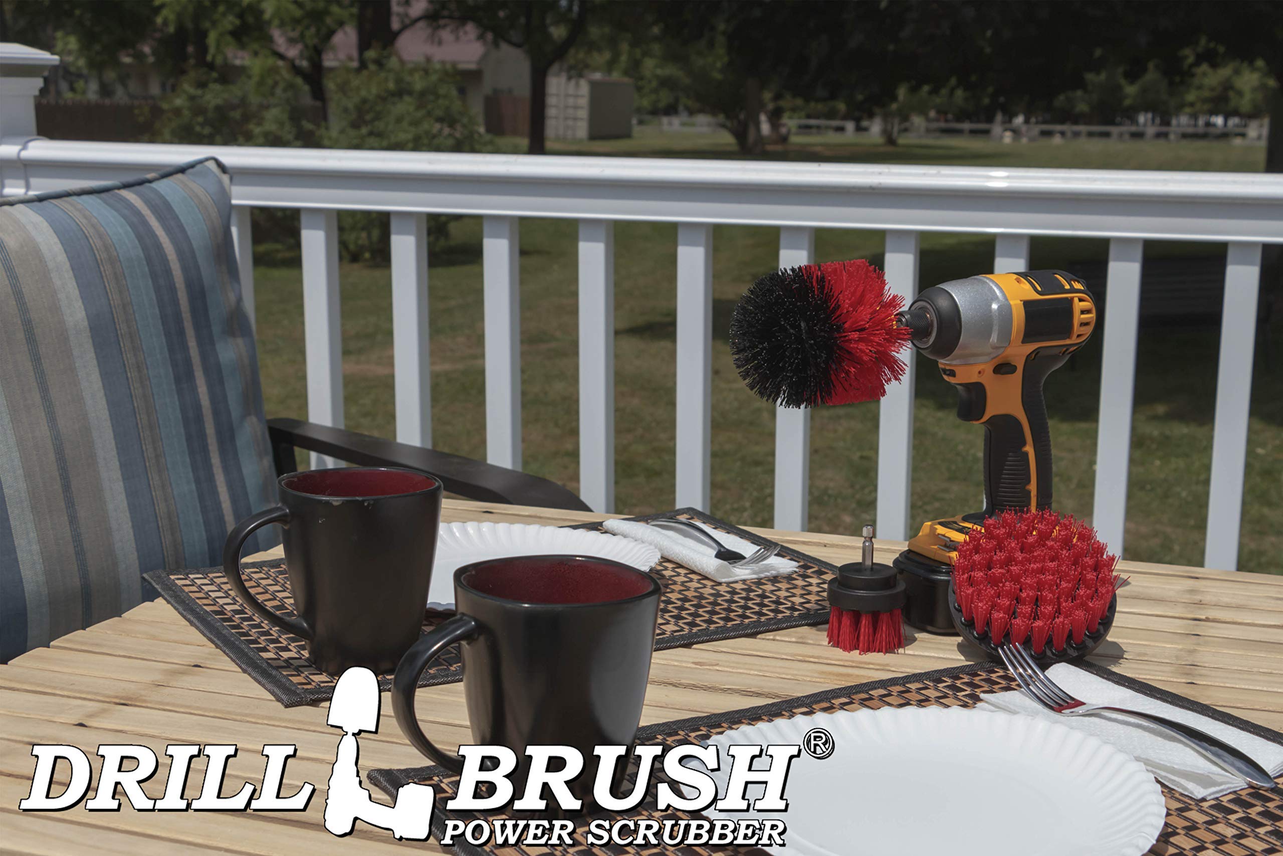 Snapklik.com : Drill Power Heavy Duty Stiff Bristle Scrub Brush ...